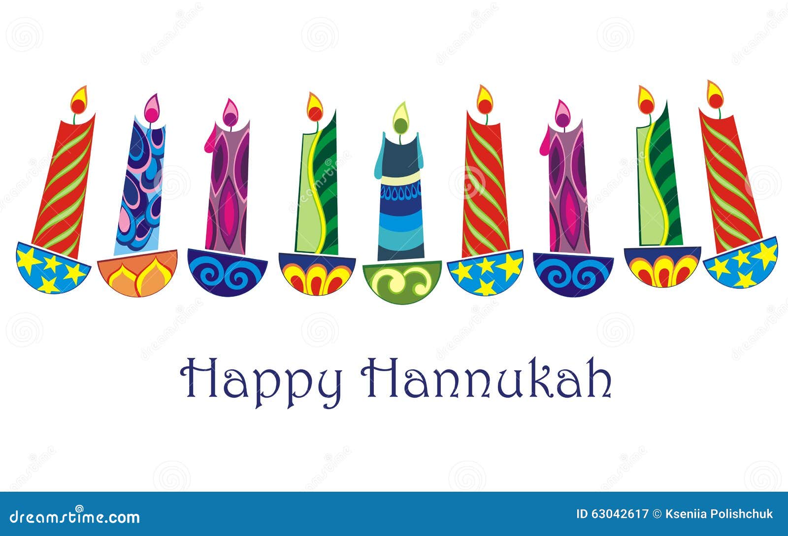 Hanukkah feliz ilustração do vetor. Ilustração de espiritual - 63042617