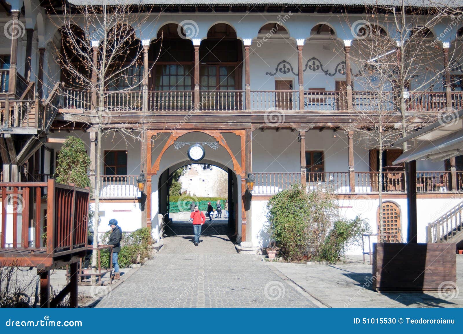 Hanul Manuc Bucharest Interior Editorial Image - Image of people ...