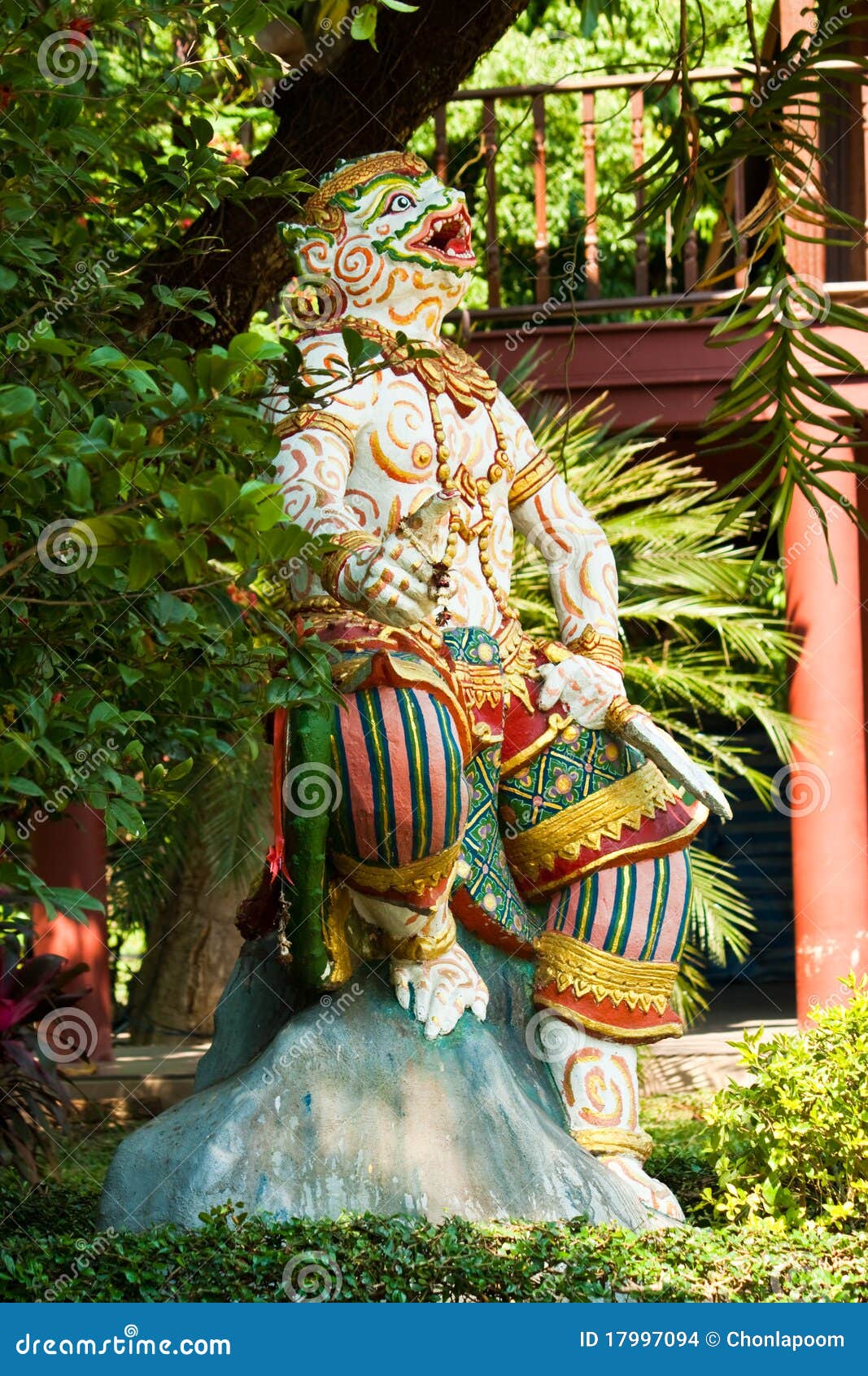 Hanuman stock photo. Image of animal, gold, ancient, buddhist - 17997094