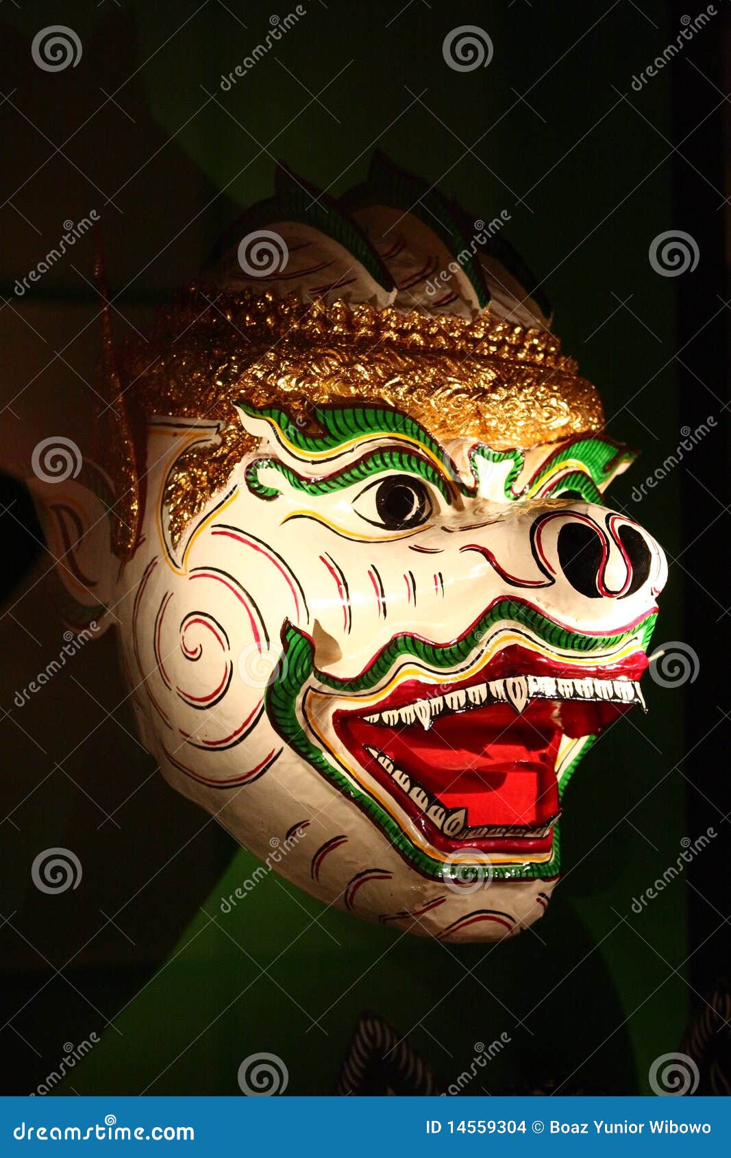 Hanuman Mask from Burma stock photo. Image of travel - 14559304