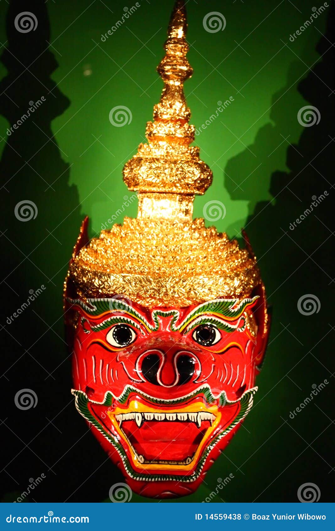 Hanuman Mask from Thailand stock photo. Image of monkey - 14559438