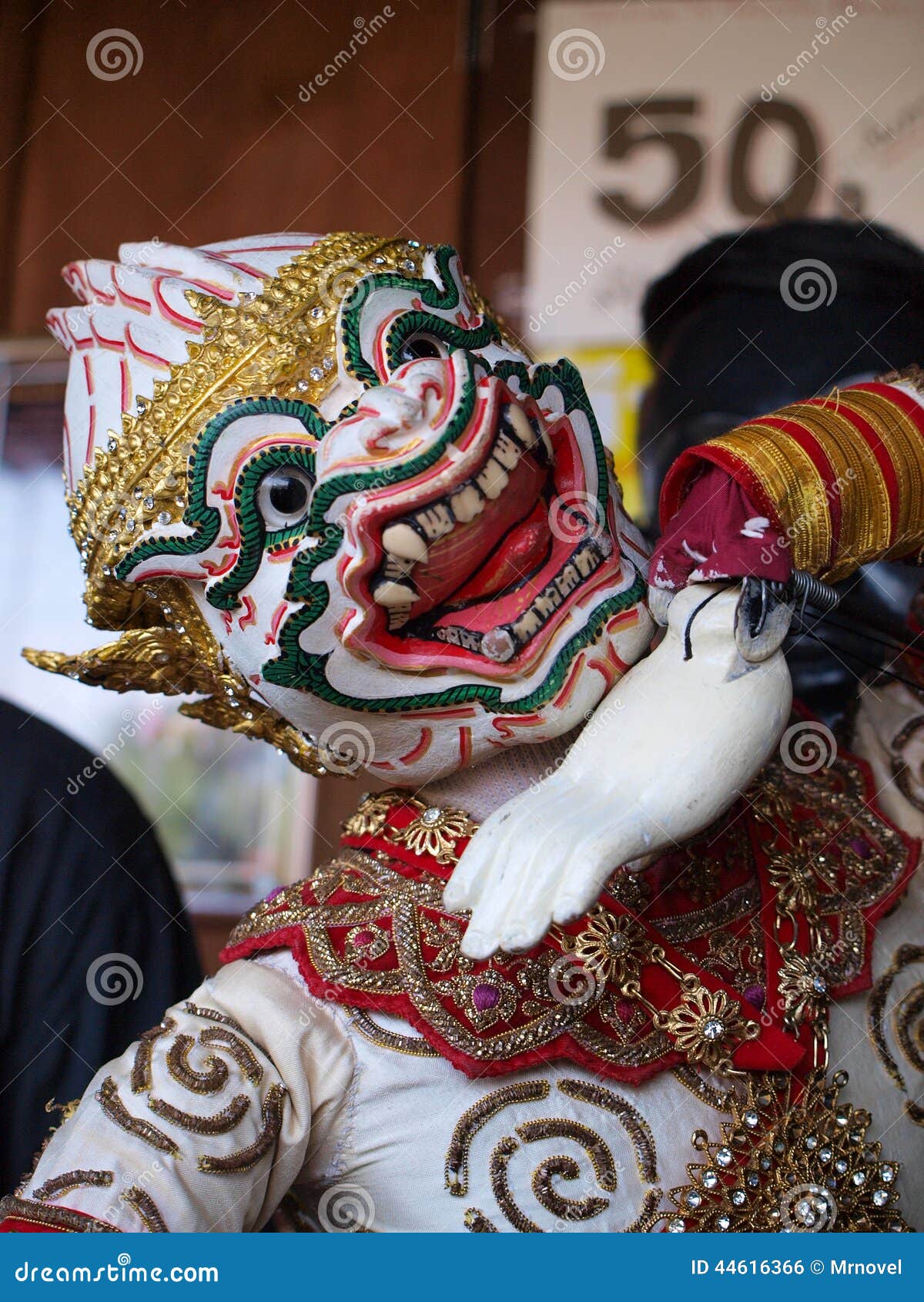 Hanuman - Puppet from Thailand Stock Photo - Image of tradition, colors ...