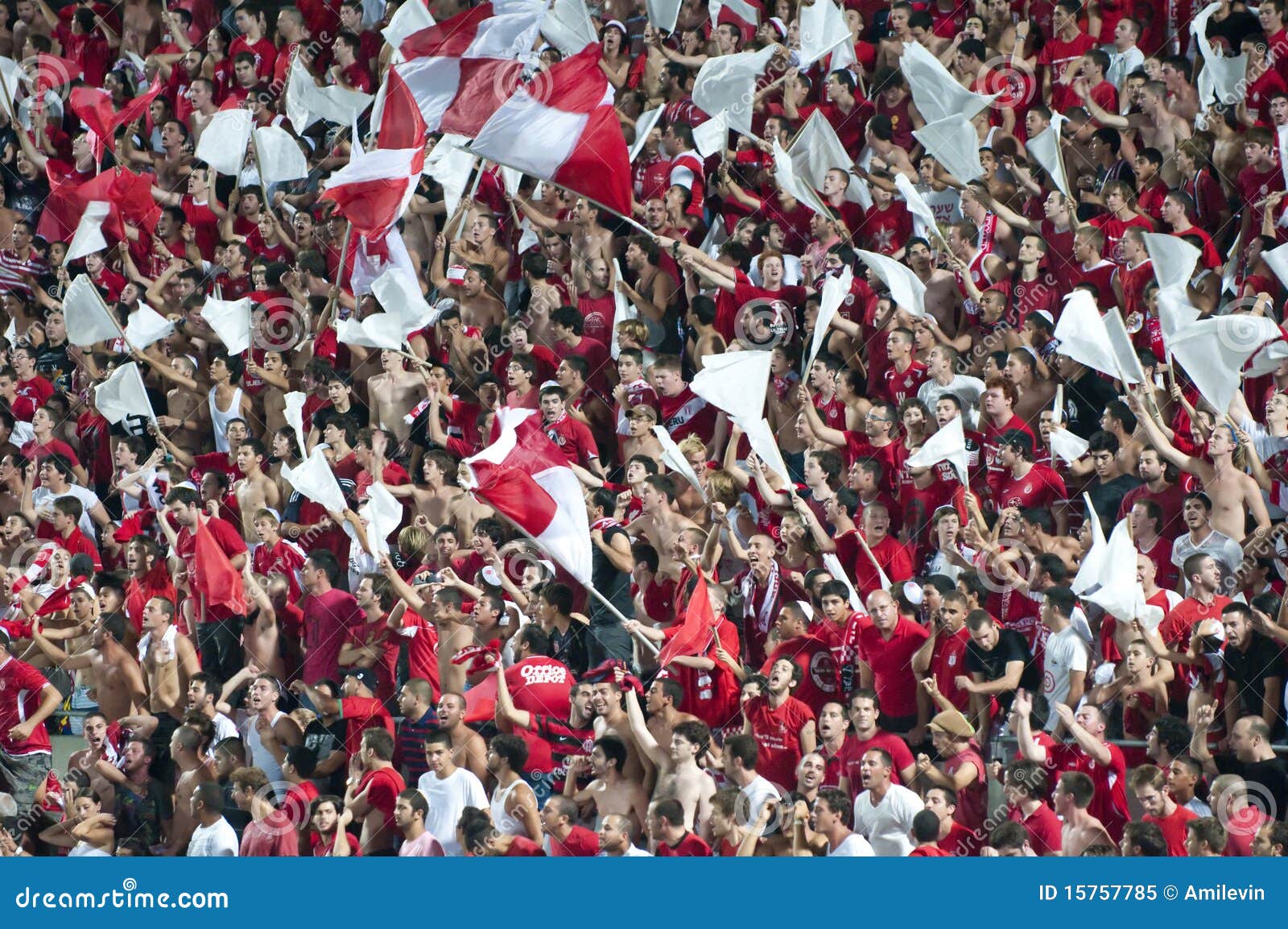 Hapoel Tel Aviv S Supporters Editorial Image - Image of dancing, club ...