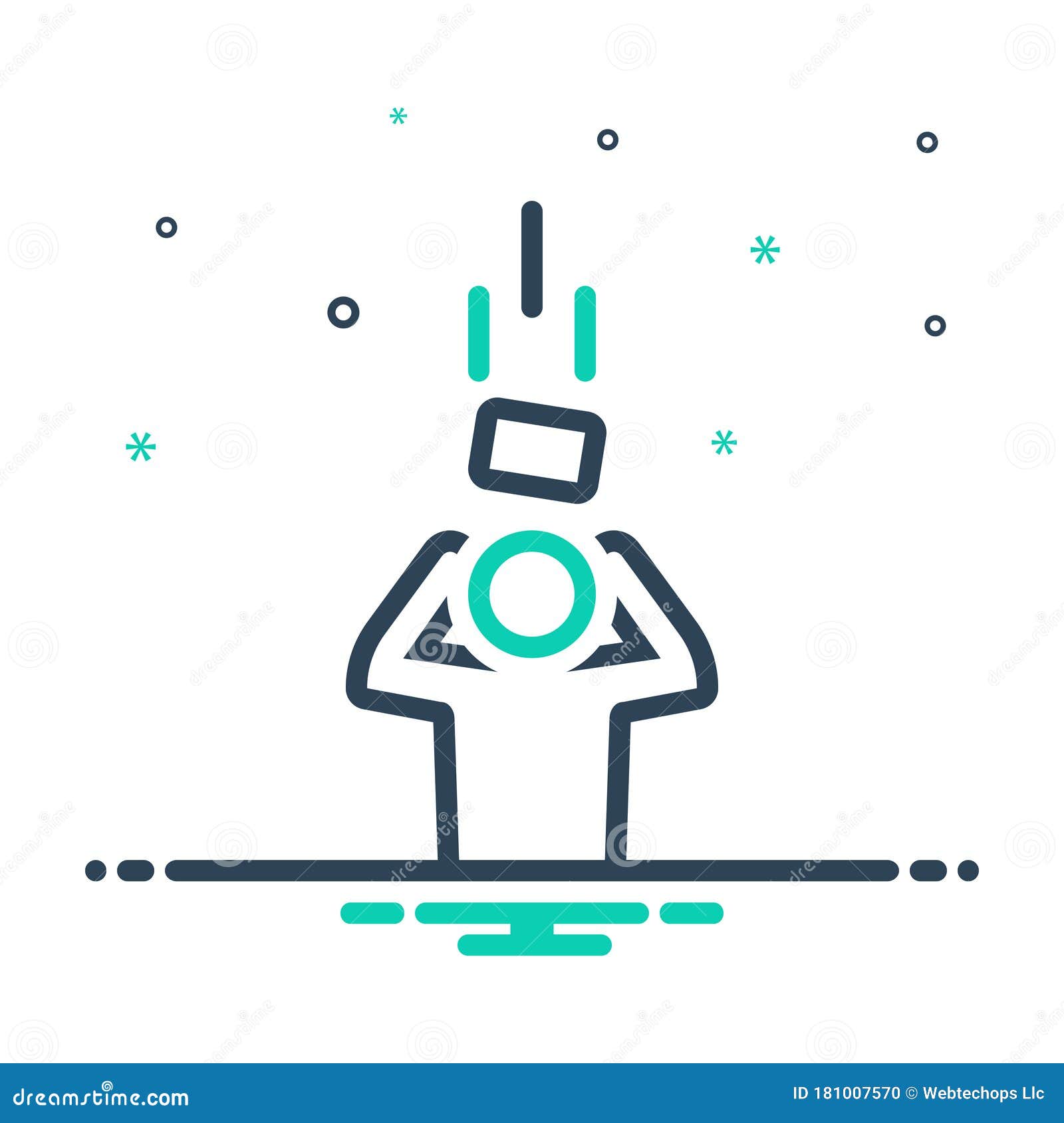 Mix Icon for Happen, Occur and Get Stock Vector - Illustration of ...