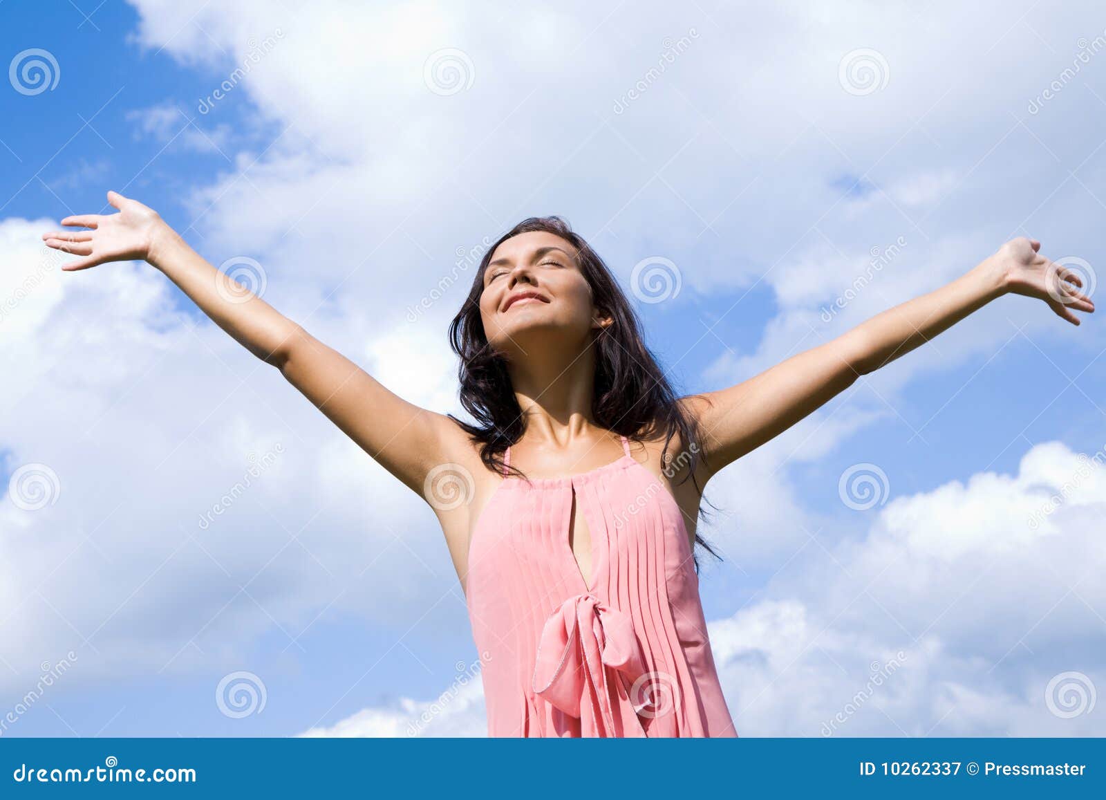 Happiness stock image. Image of emotional, person, praise - 10262337