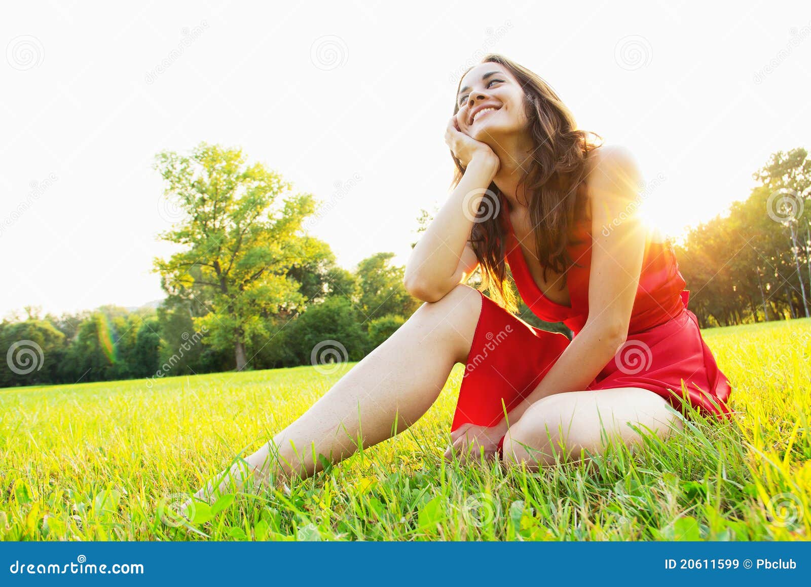 Happiness stock image. Image of pretty, relax, dreams - 20611599