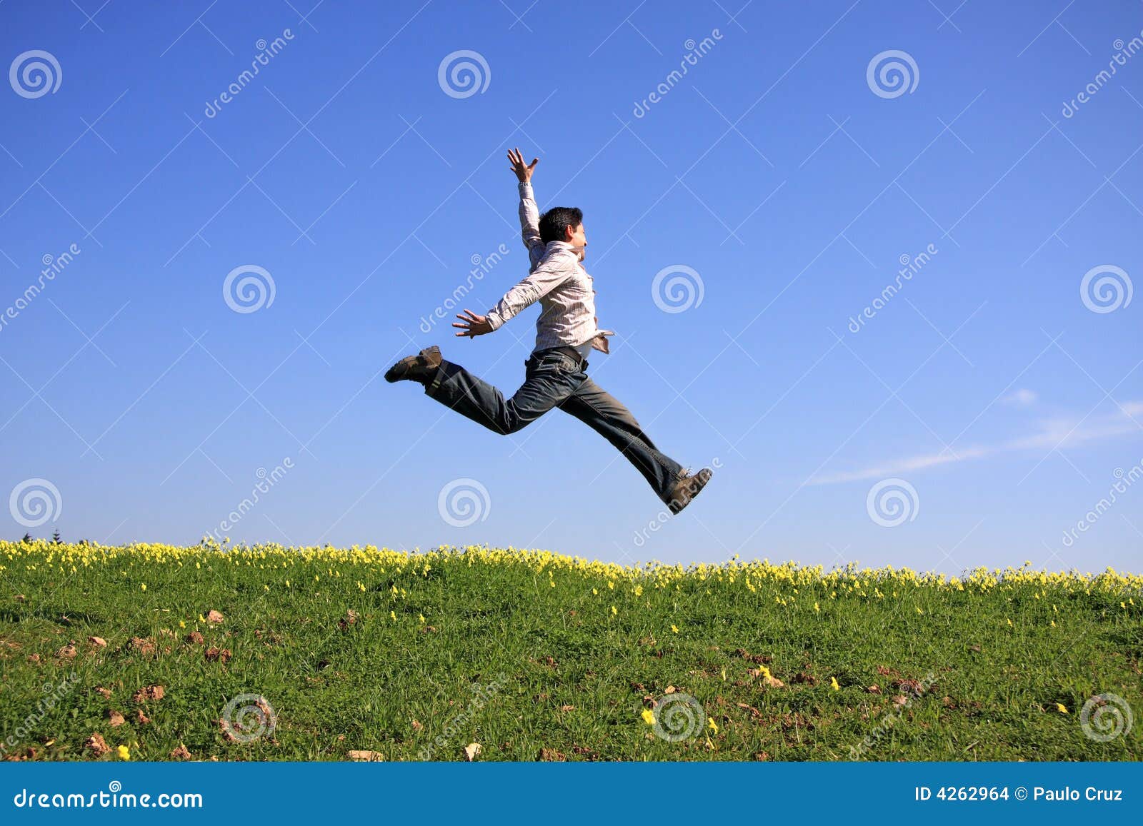Happiness stock photo. Image of field, leisure, health - 4262964