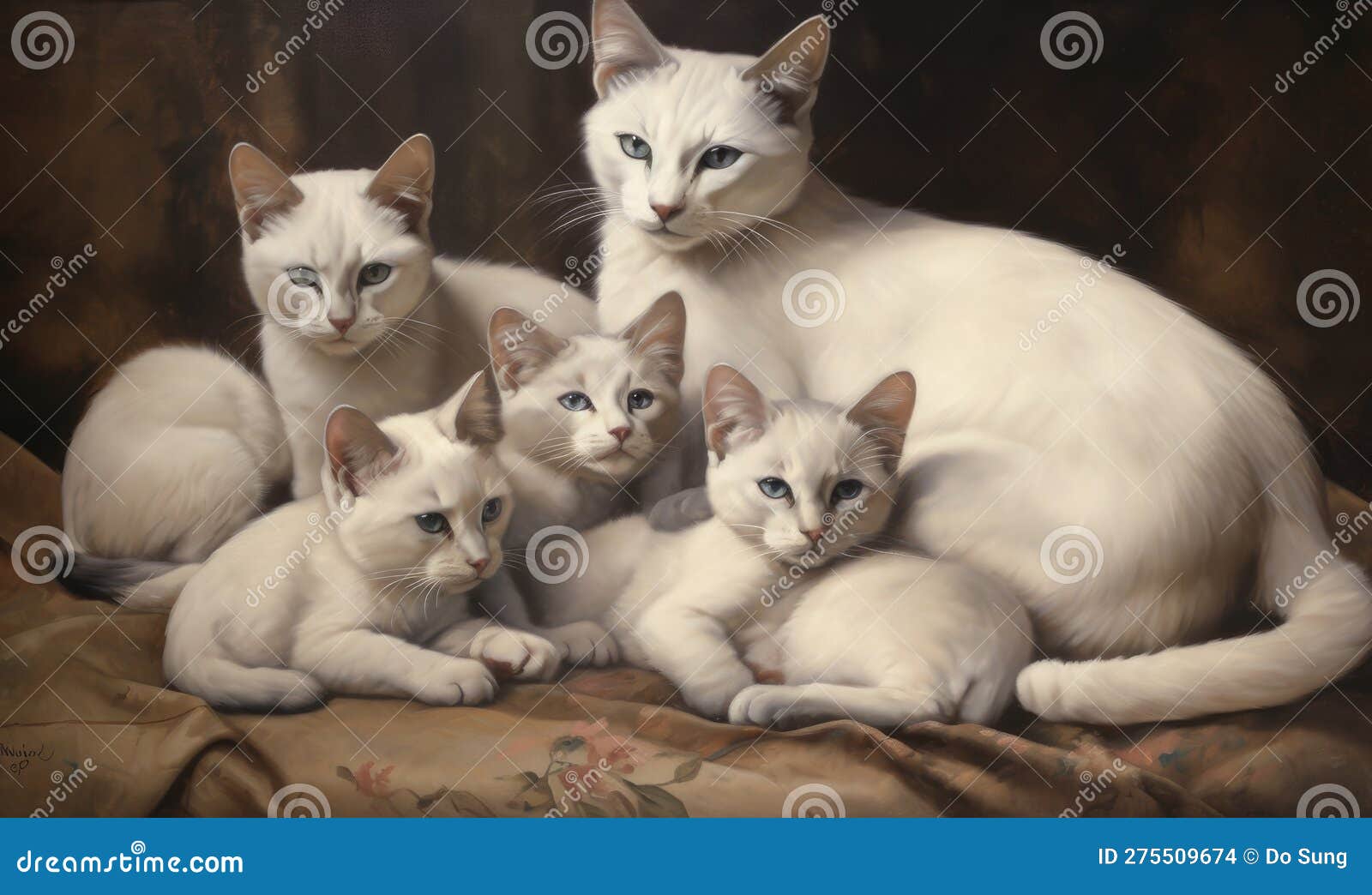 Happiness cat stock illustration. Illustration of entertaining - 275509674