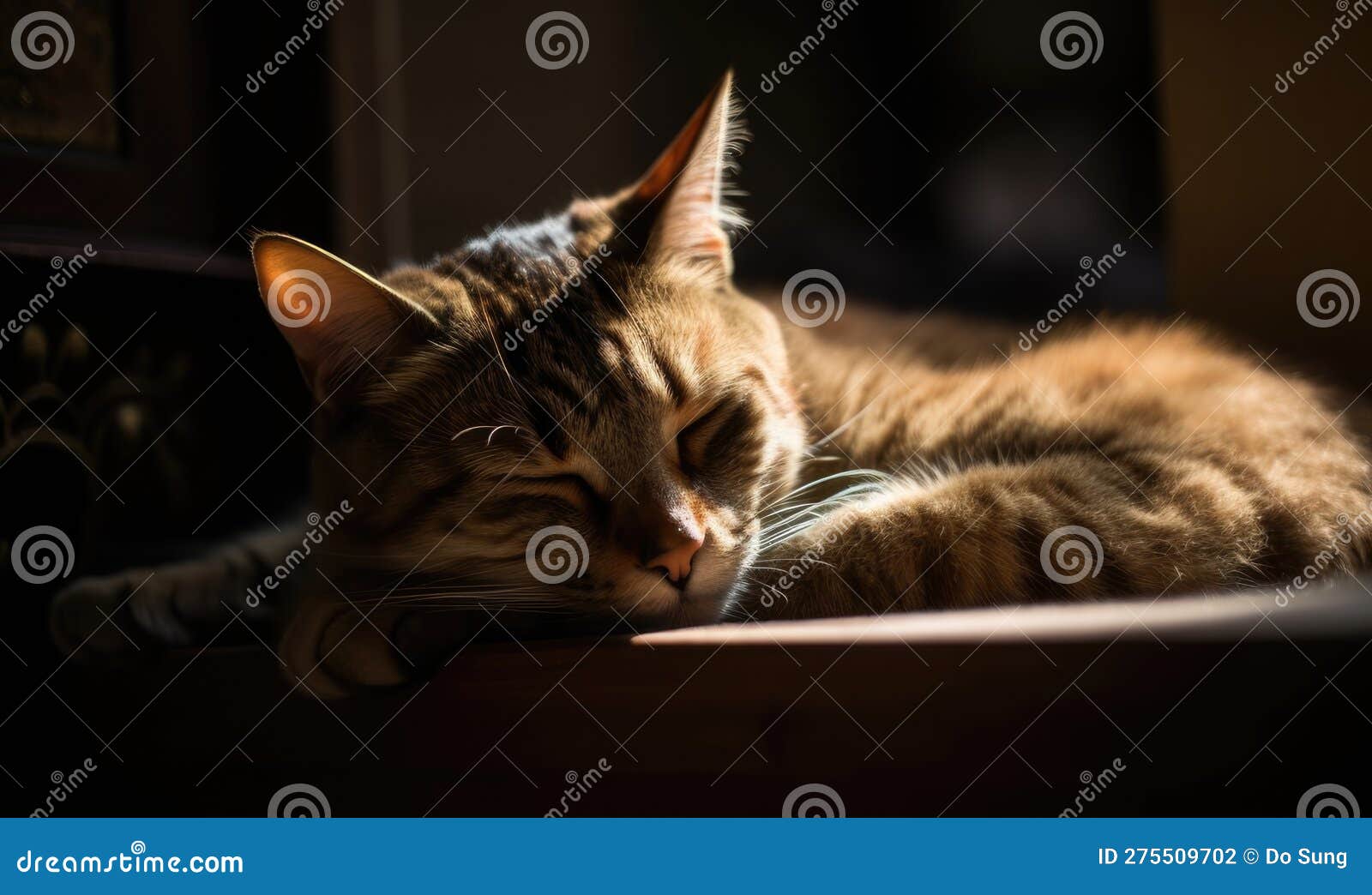 Happiness cat stock illustration. Illustration of blessed - 275509702