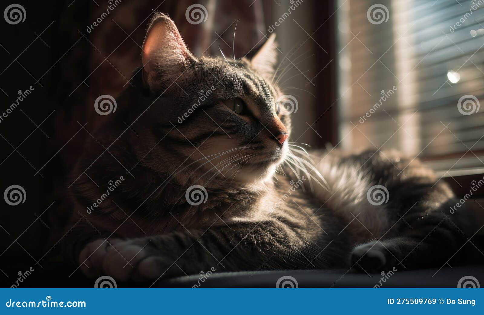 Happiness cat stock illustration. Illustration of friendly - 275509769