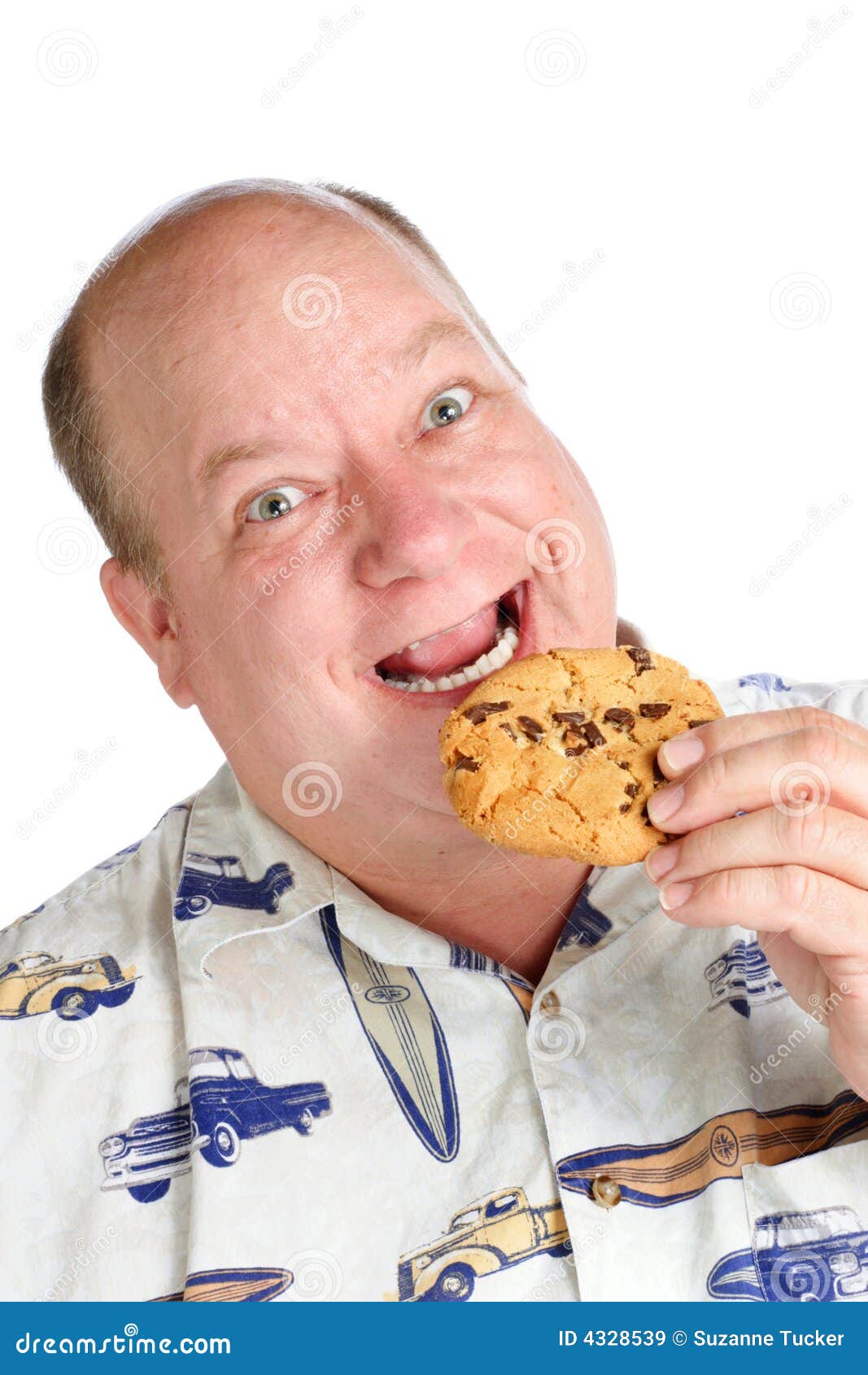 Happiness is a Chocolate Chip Cookie Stock Image - Image of sweet, chip ...
