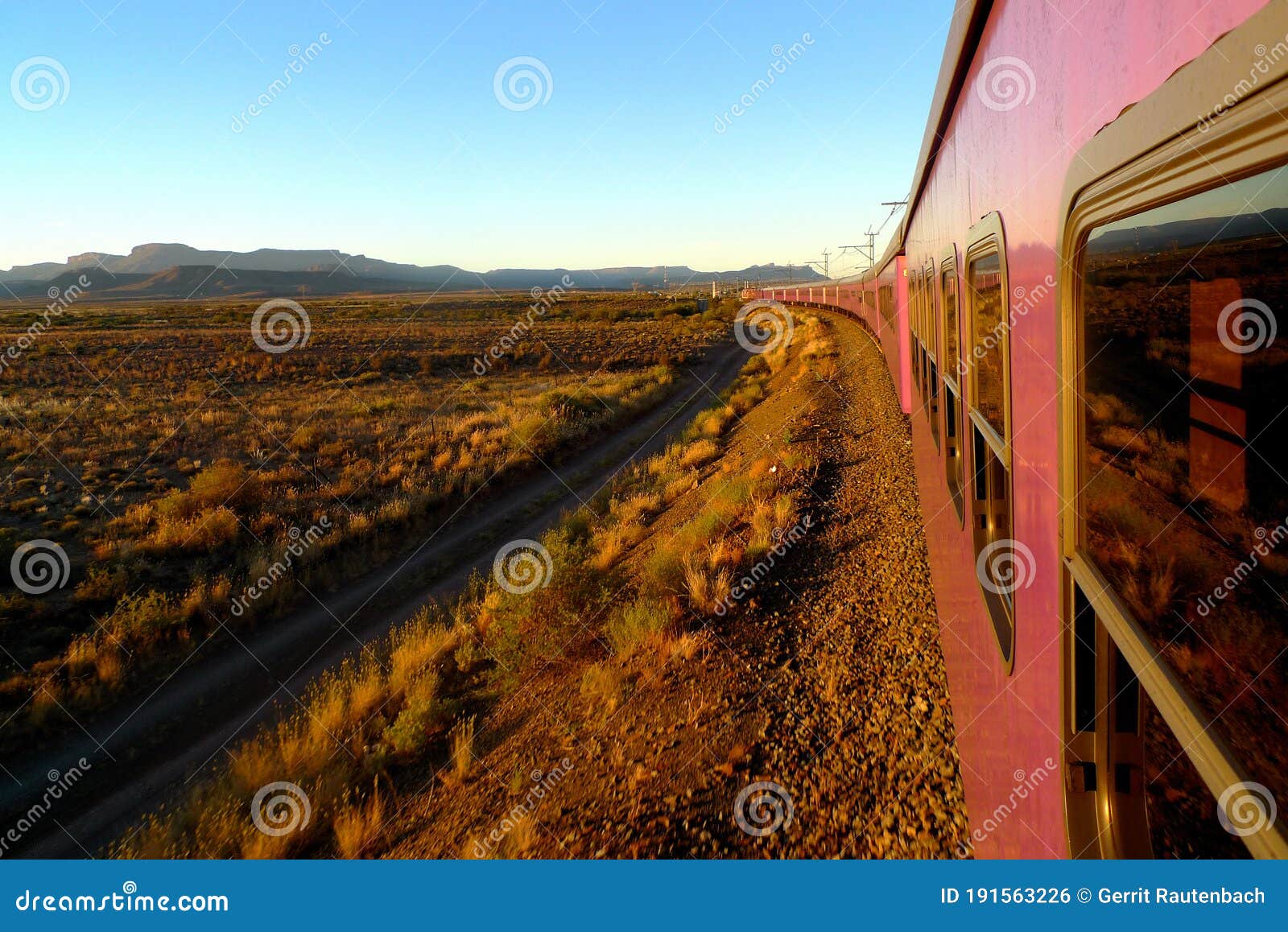 The Happiness of an Endless Train Stock Photo - Image of south, rail ...