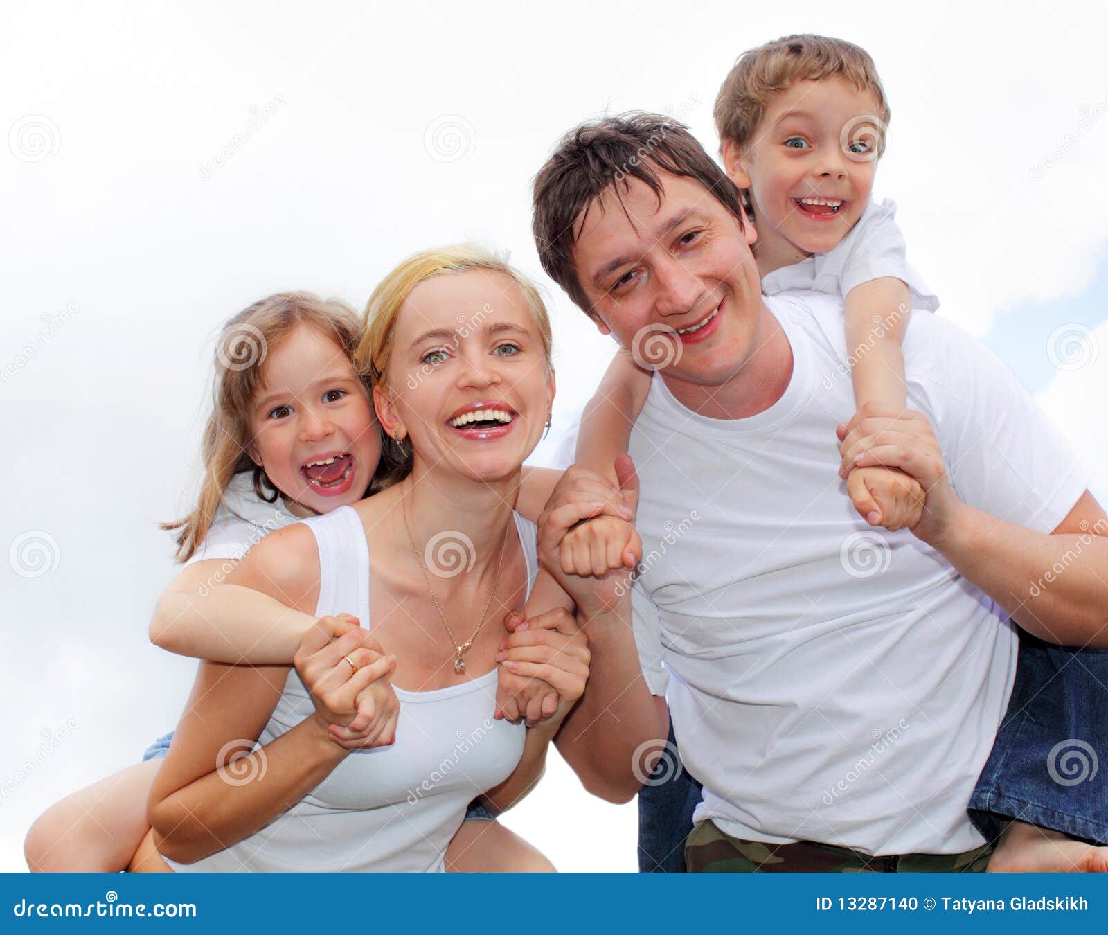 Happiness family stock photo. Image of daughter, park - 13287140