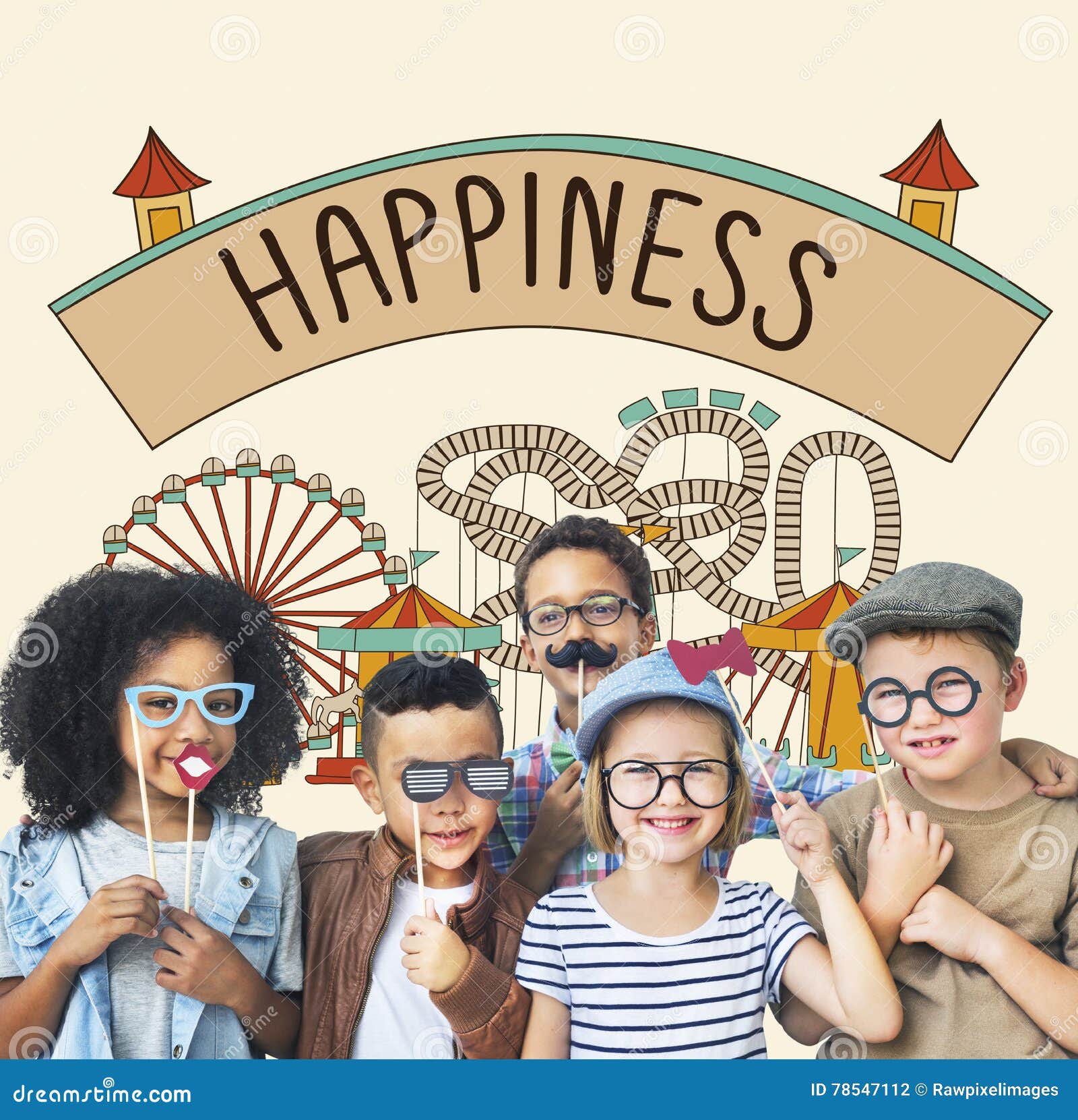 Happiness Happy Emotion Enjoy Fun Relaxation Concept Stock Photo ...