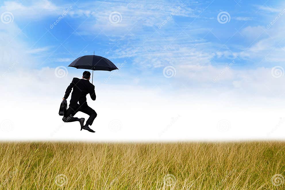 Happiness of Insurance Agent Stock Image - Image of businessman ...