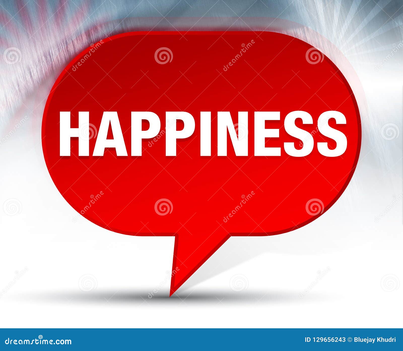 Happiness Red Bubble Background Stock Illustration - Illustration of ...