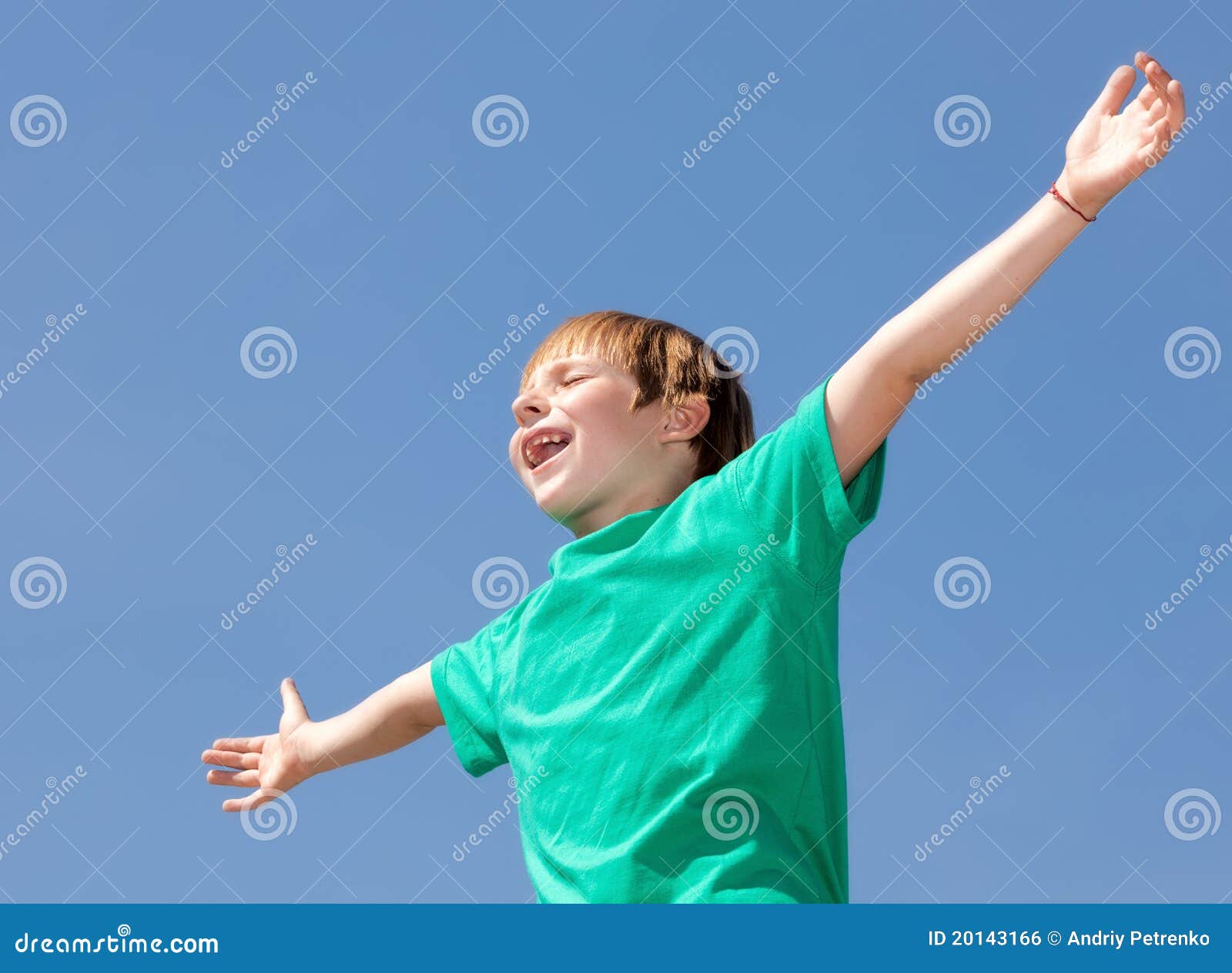 Happiness Little Child Relaxing Stock Photo - Image of enjoyment ...