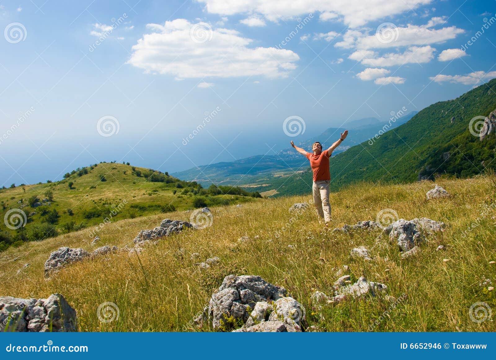 Happiness On A Nature Picture. Image: 6652946