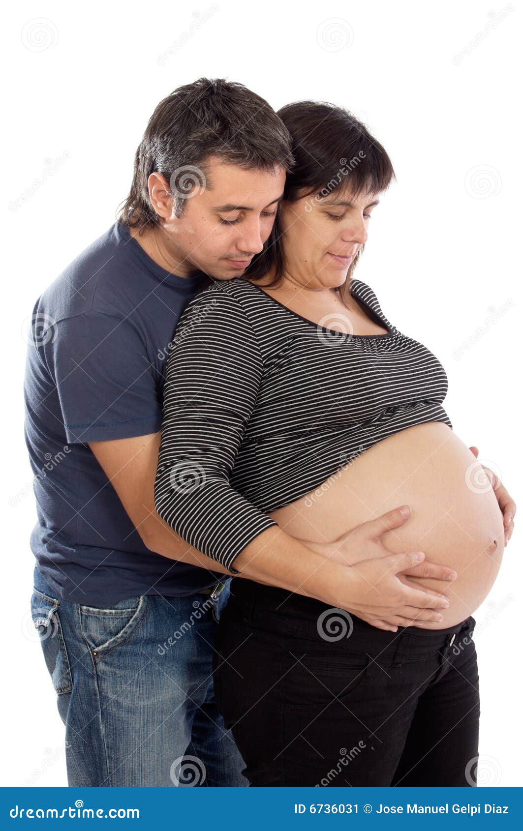 Happiness Parents Expecting the Birth Stock Image - Image of couple ...