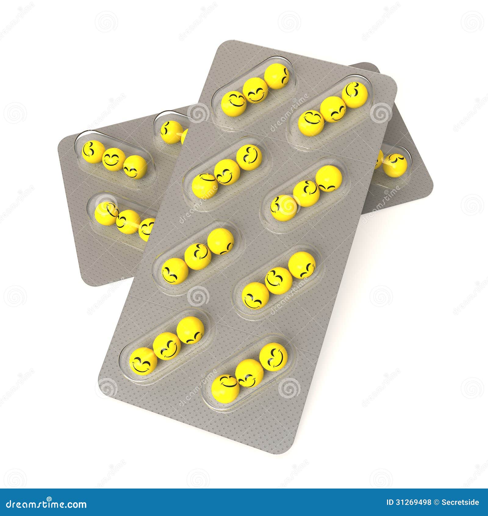 Happiness pills stock illustration. Illustration of mood - 31269498