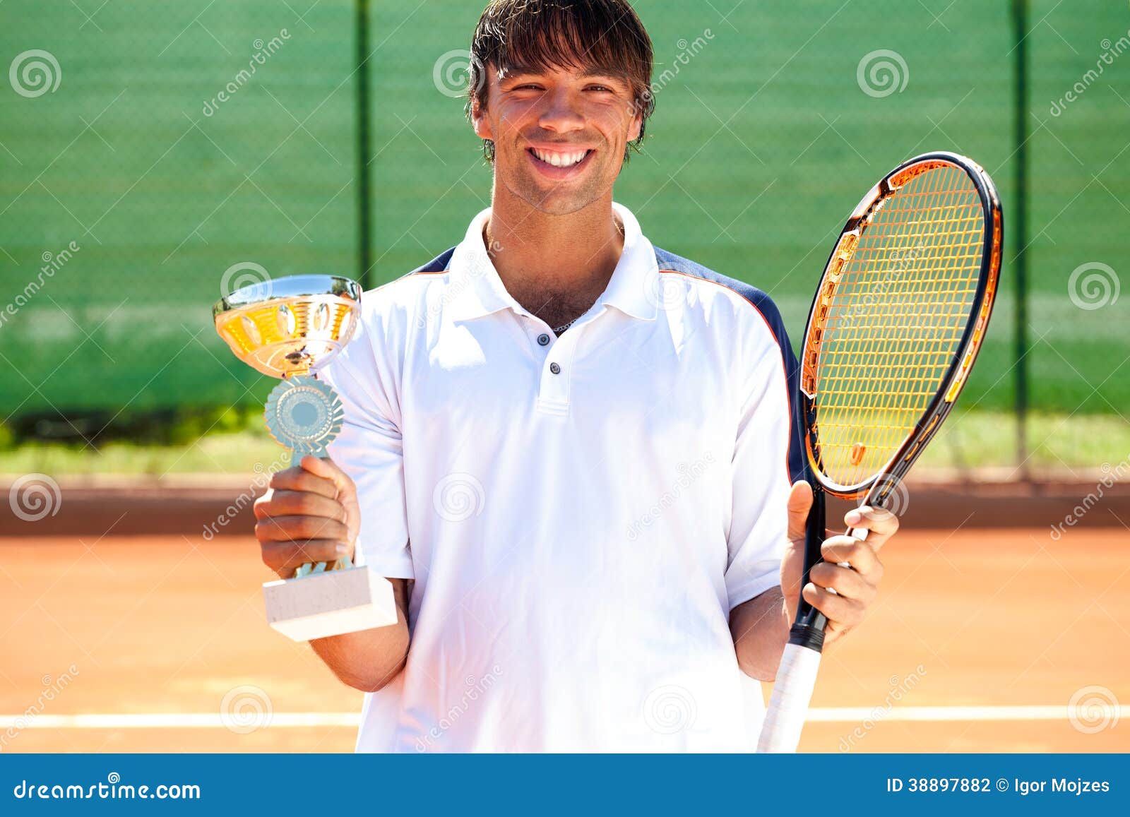 Happiness tennis player stock photo. Image of lifestyle - 38897882