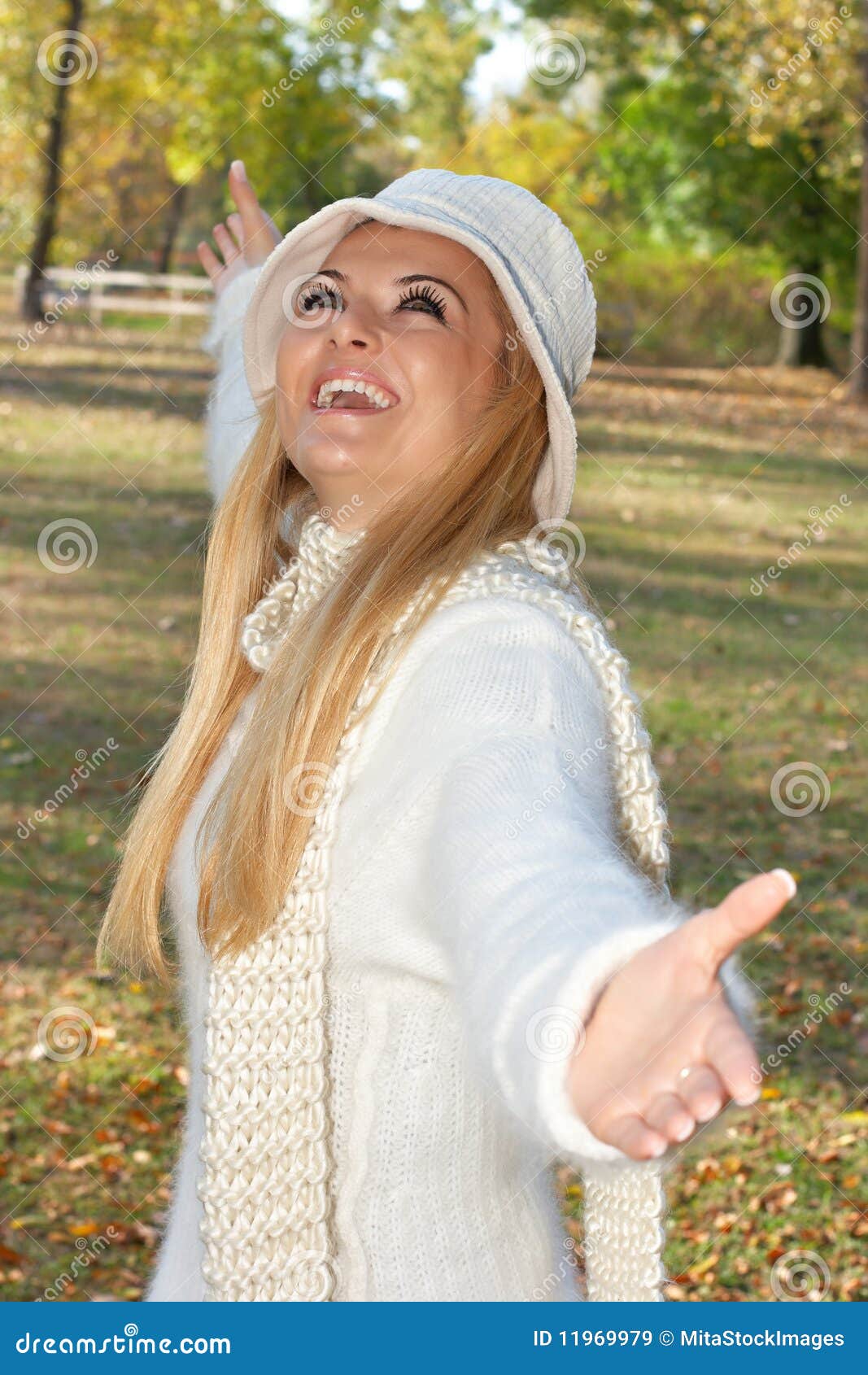 Happiness woman stock image. Image of fall, health, friendly - 11969979