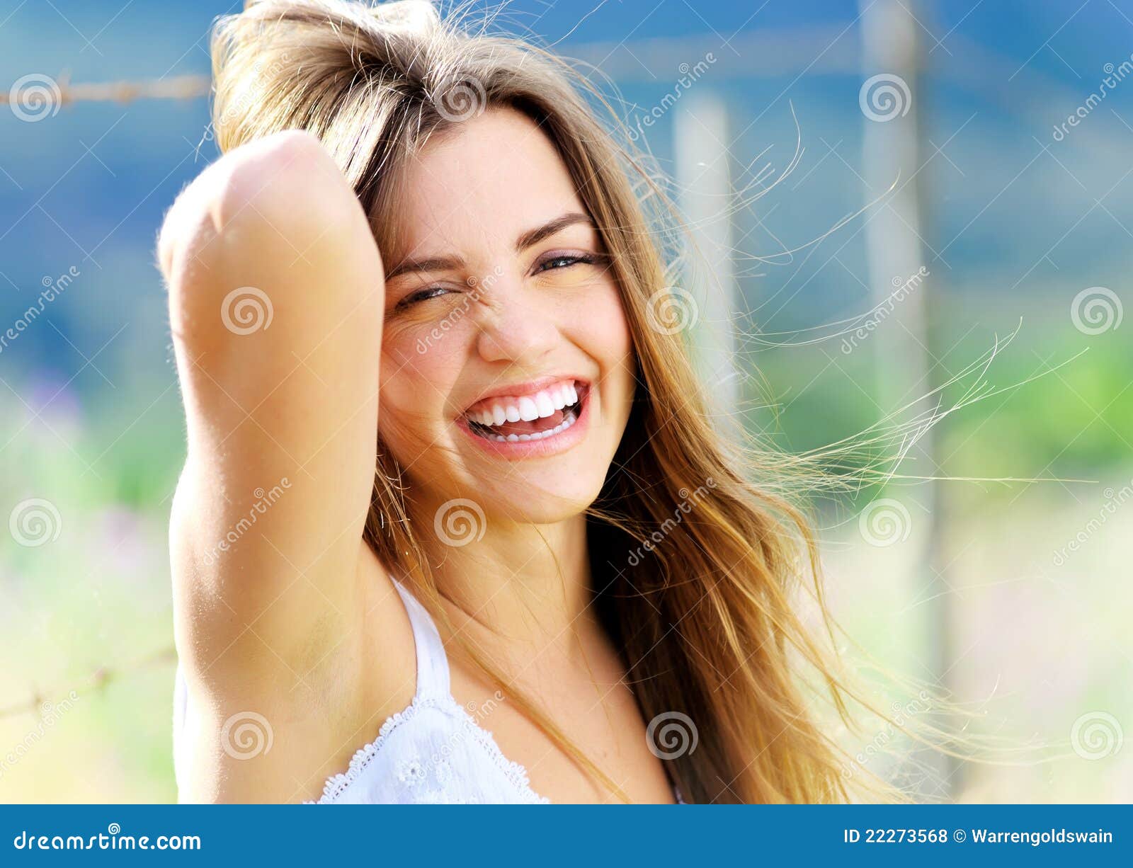 Happiness woman stock photo. Image of healthy, attractive - 22273568