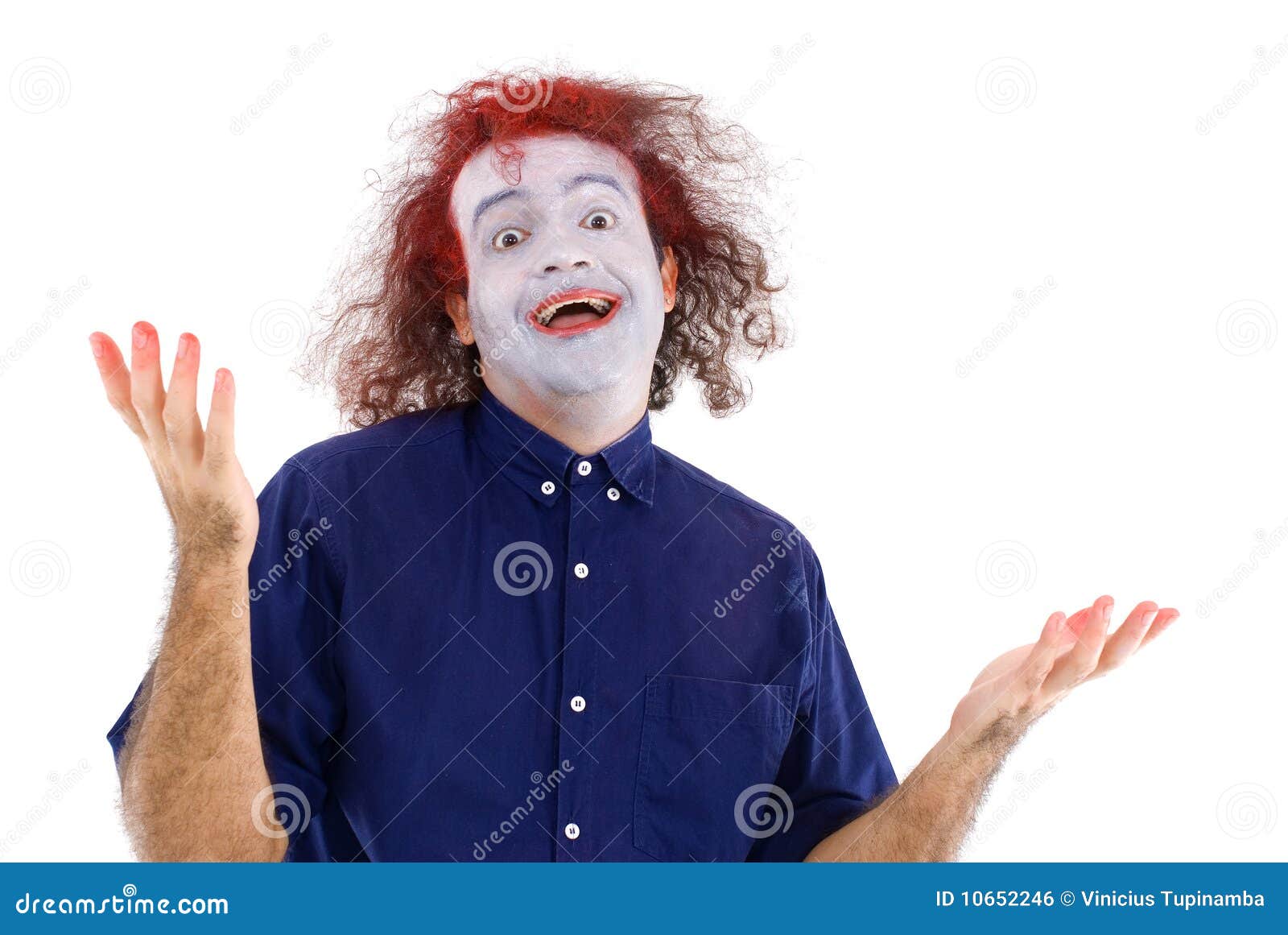 Happy stock photo. Image of freak, hair, adult, crazy - 10652246