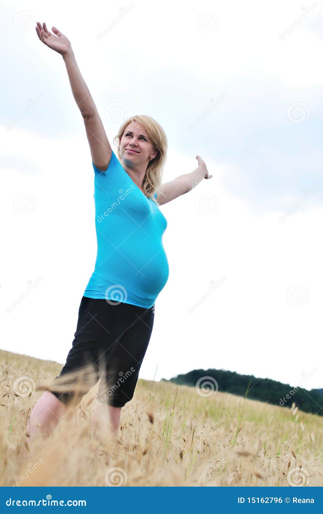 She is happy stock photo. Image of clothing, female, lovely - 15162796