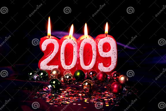 Happy 2009 stock image. Image of fire, events, flame, celebration - 7179761