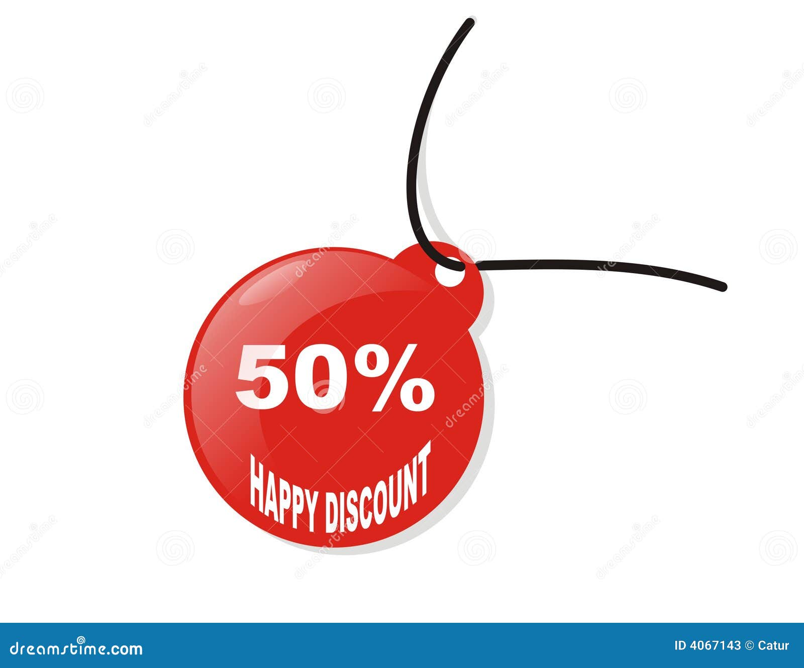Happy 50 discount stock vector. Illustration of advertising - 4067143