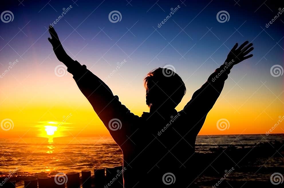 Happy stock image. Image of leaping, cloud, happy, light - 835317