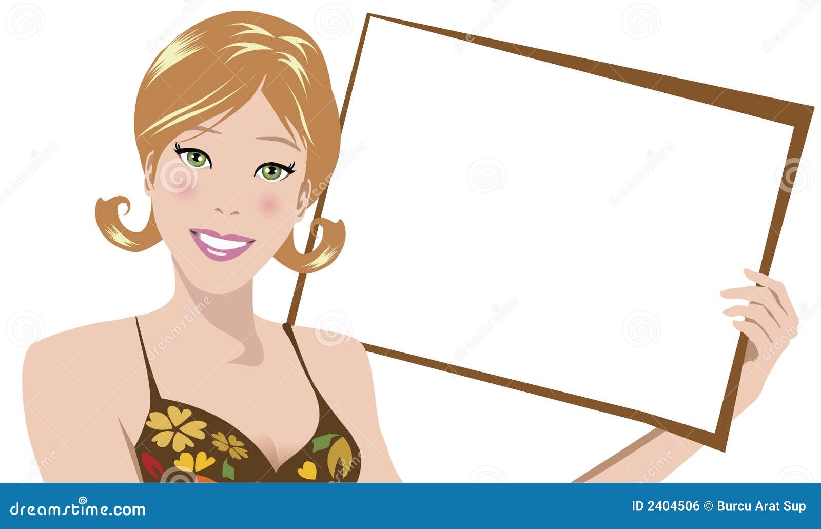 Happy Advertisement stock vector. Illustration of people - 2404506