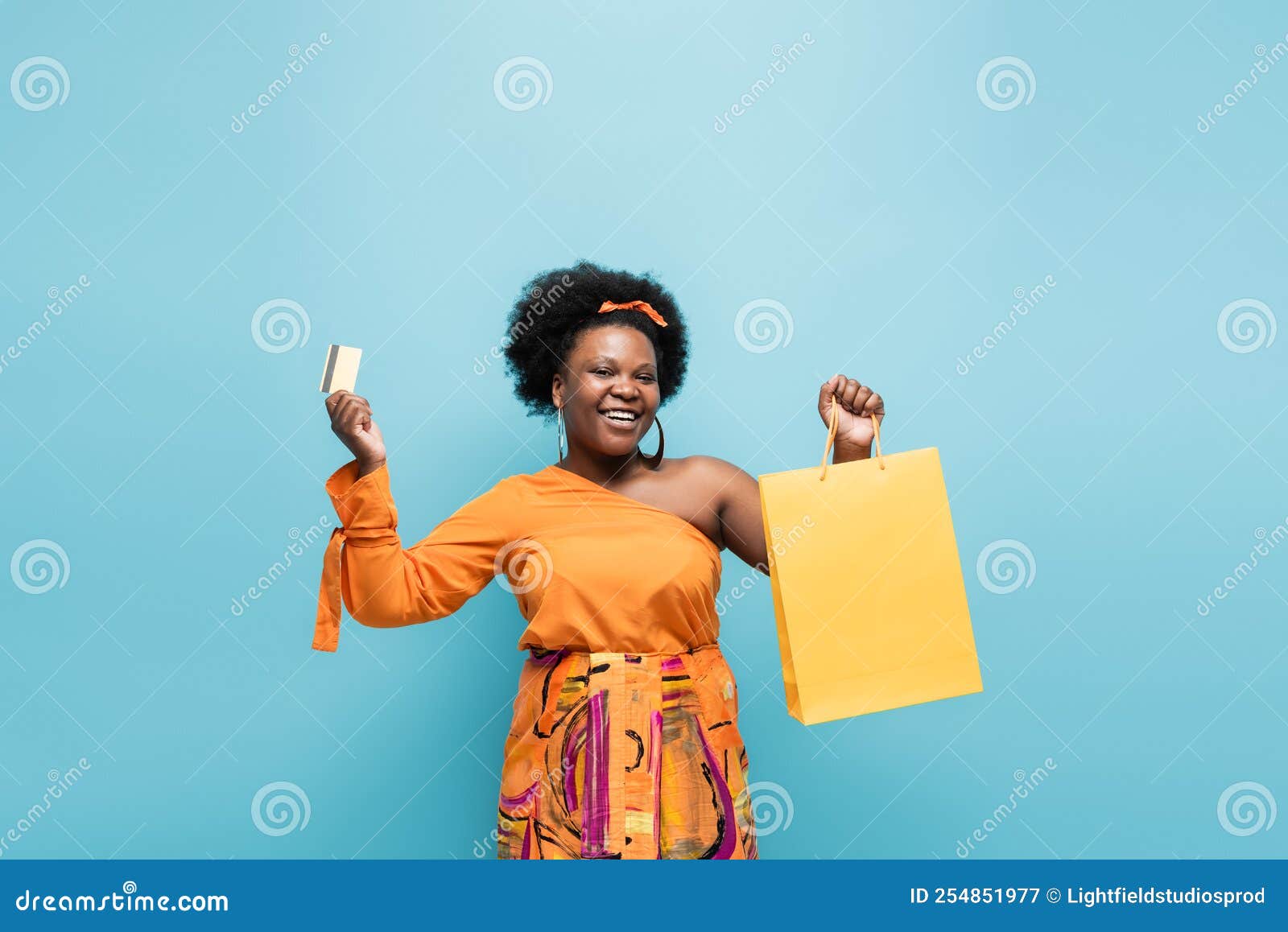 Happy African American Body Positive Woman Stock Image - Image of curly ... Happy African American Body Positive Woman Stock Image - Image of curly ...