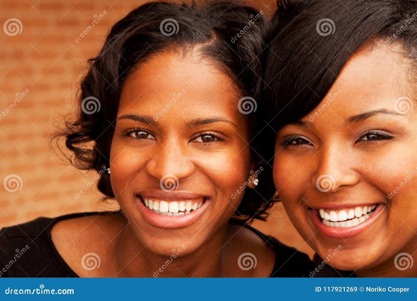 Happy African American Women Laughing And Smiling Stock Image Image
