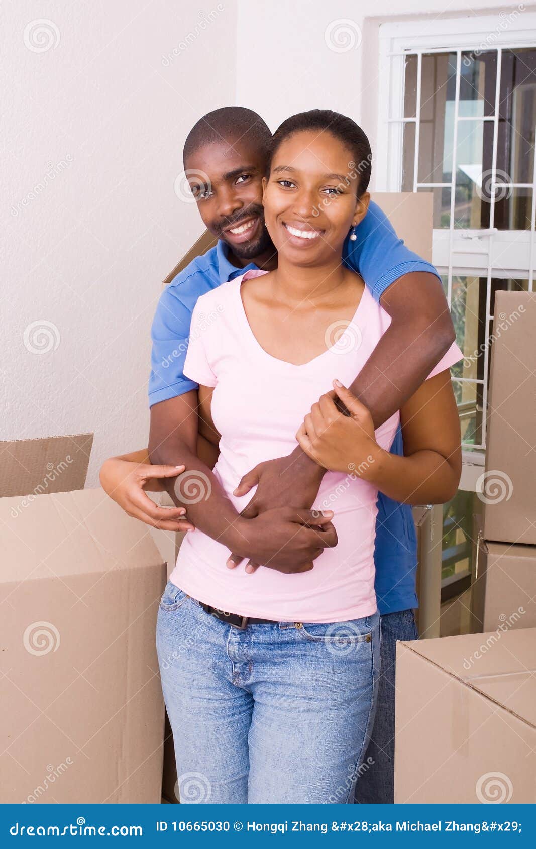 Happy african couple stock photo. Image of happy, embracing - 10665030