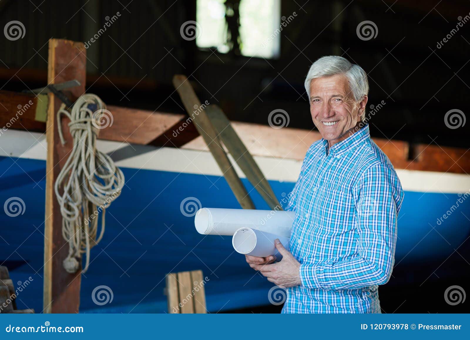Engineer in workroom stock photo. Image of manufacturing - 120793978