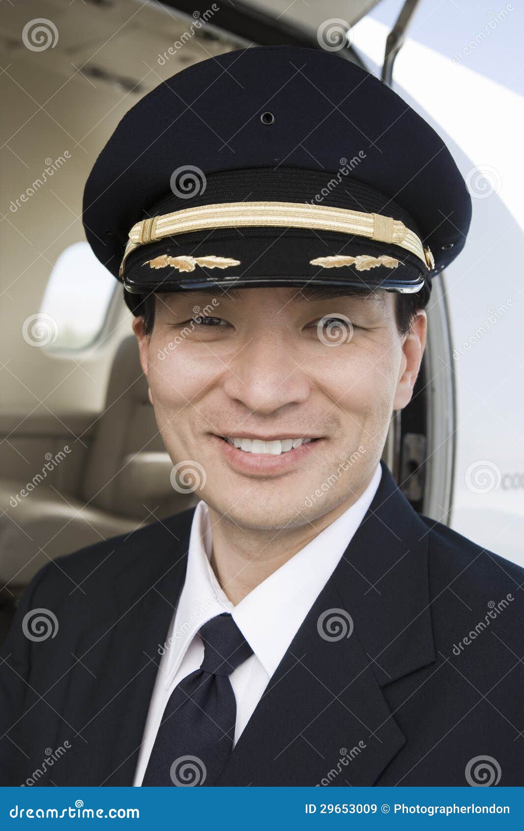Happy Airplane Pilot stock image. Image of airways, airline - 29653009