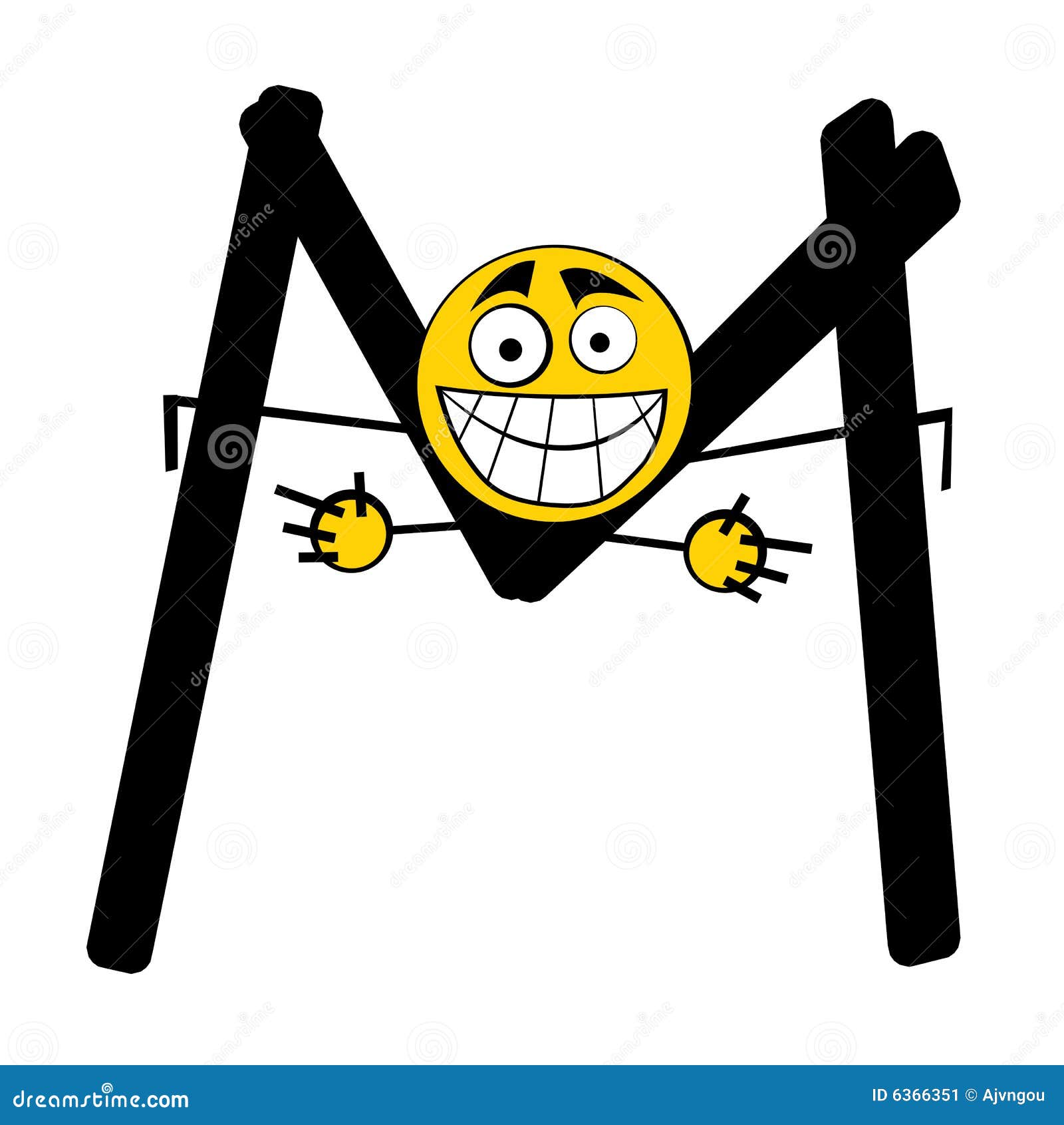 Happy Alphabet Letters - M Picture. Image: 6366351