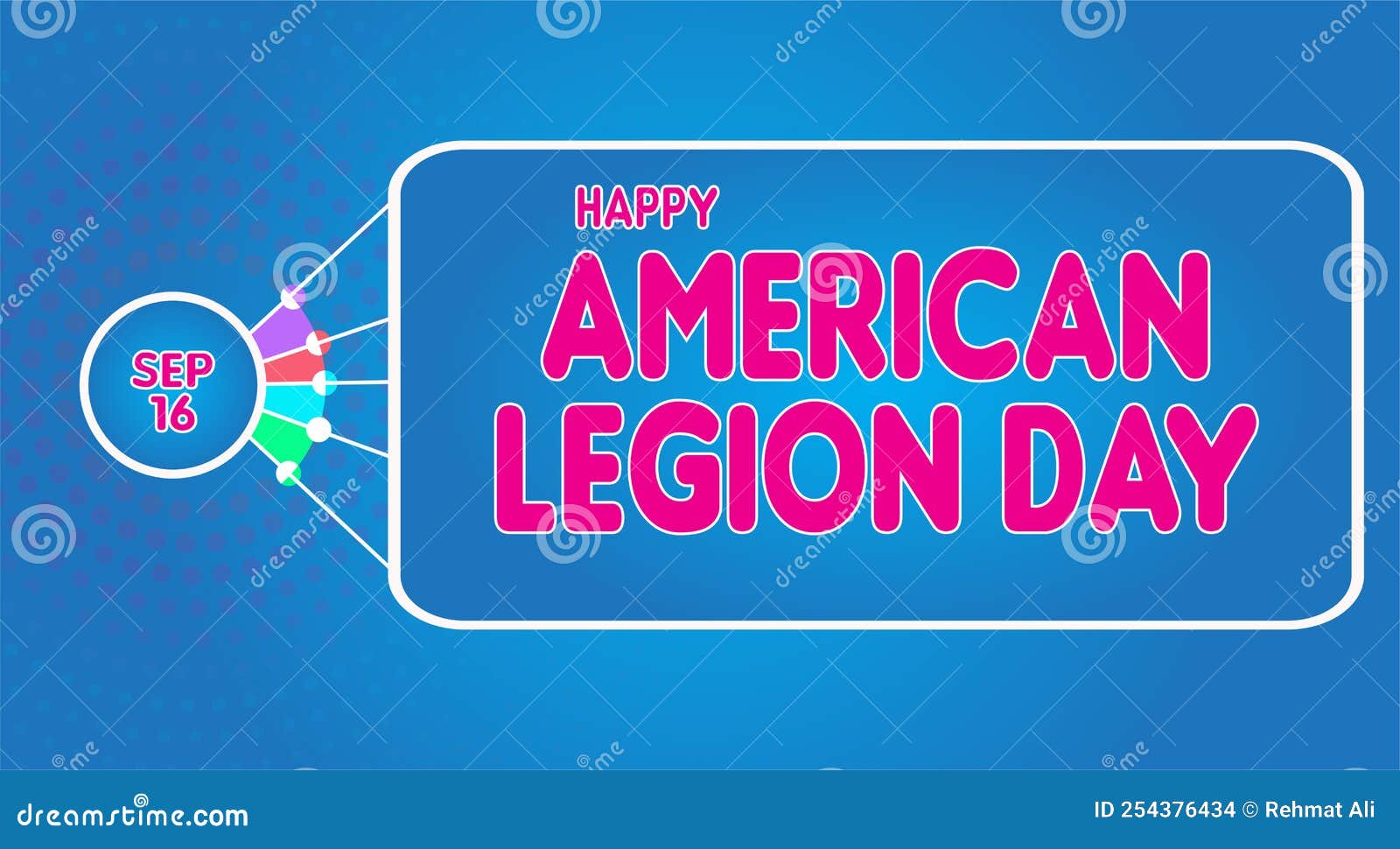 American Legion Day Background Or Banner Design Template. Holiday ...