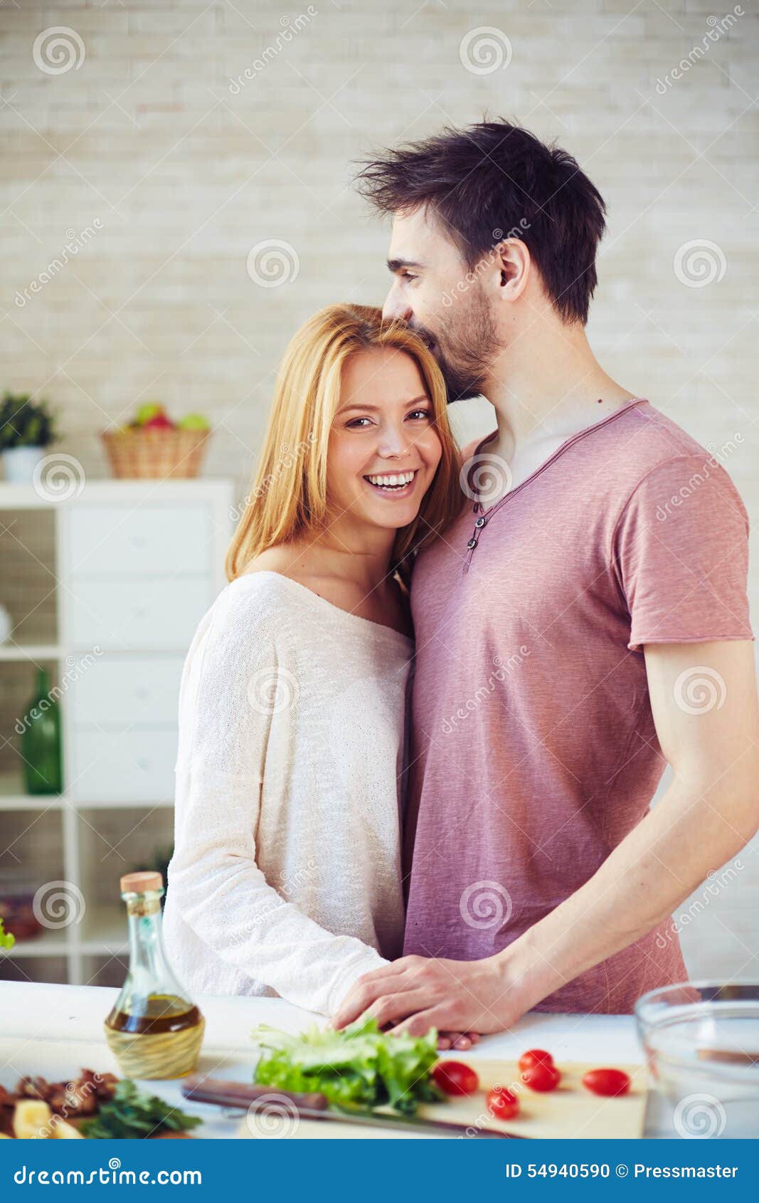 Happy and amorous stock photo. Image of food, boyfriend - 54940590