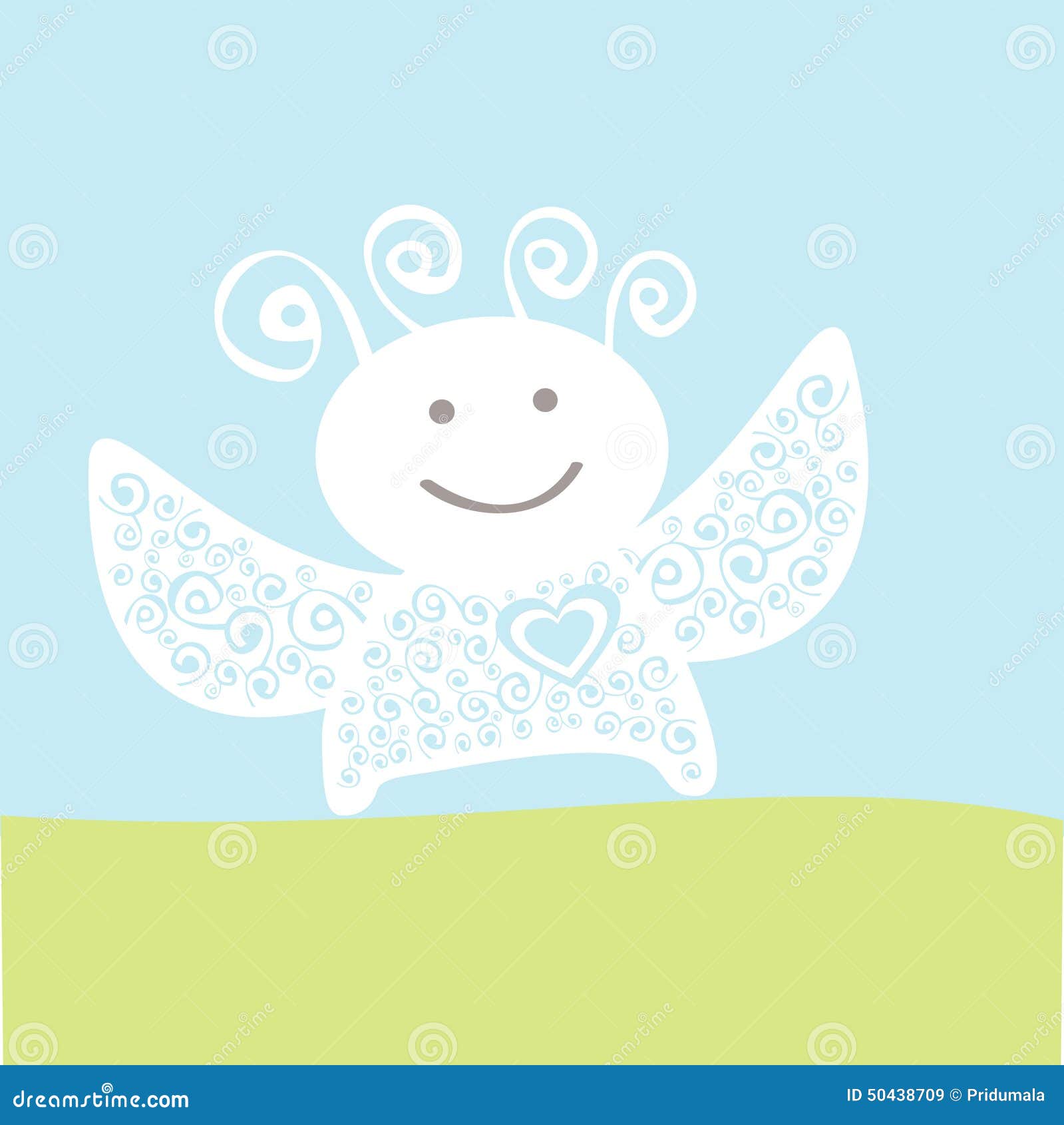 HAPPY ANGEL FACE EMOJI 3D Stock Photography | CartoonDealer.com #264289358