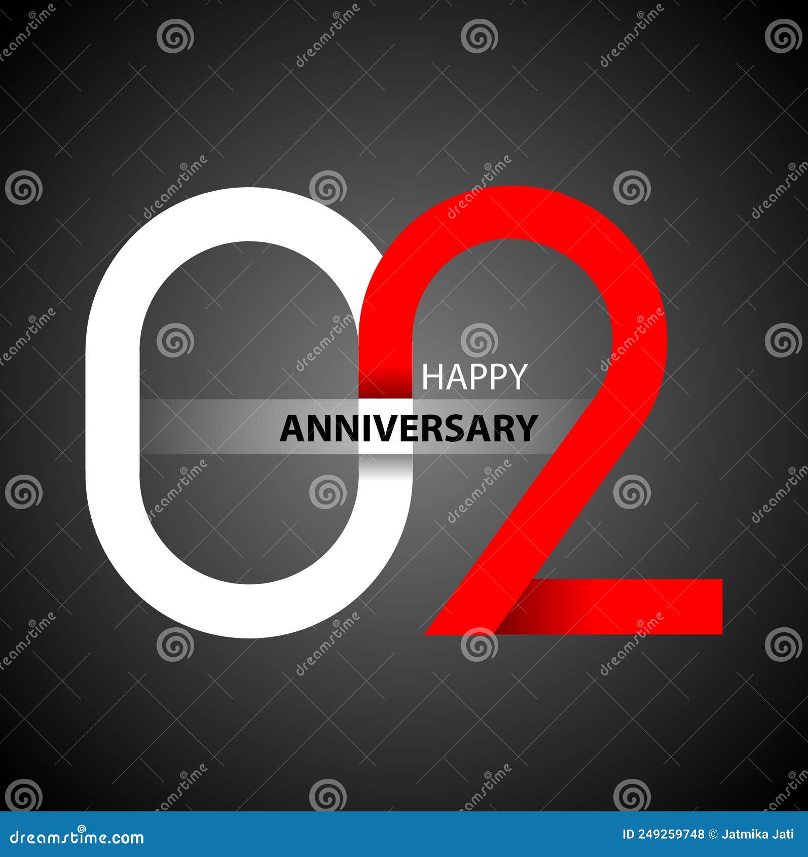 02 Happy anniversary stock vector. Illustration of congratulation ...