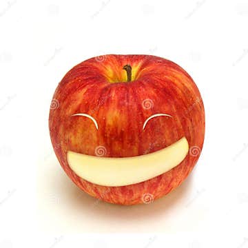 Happy apple smiling face stock image. Image of smiling - 24962221