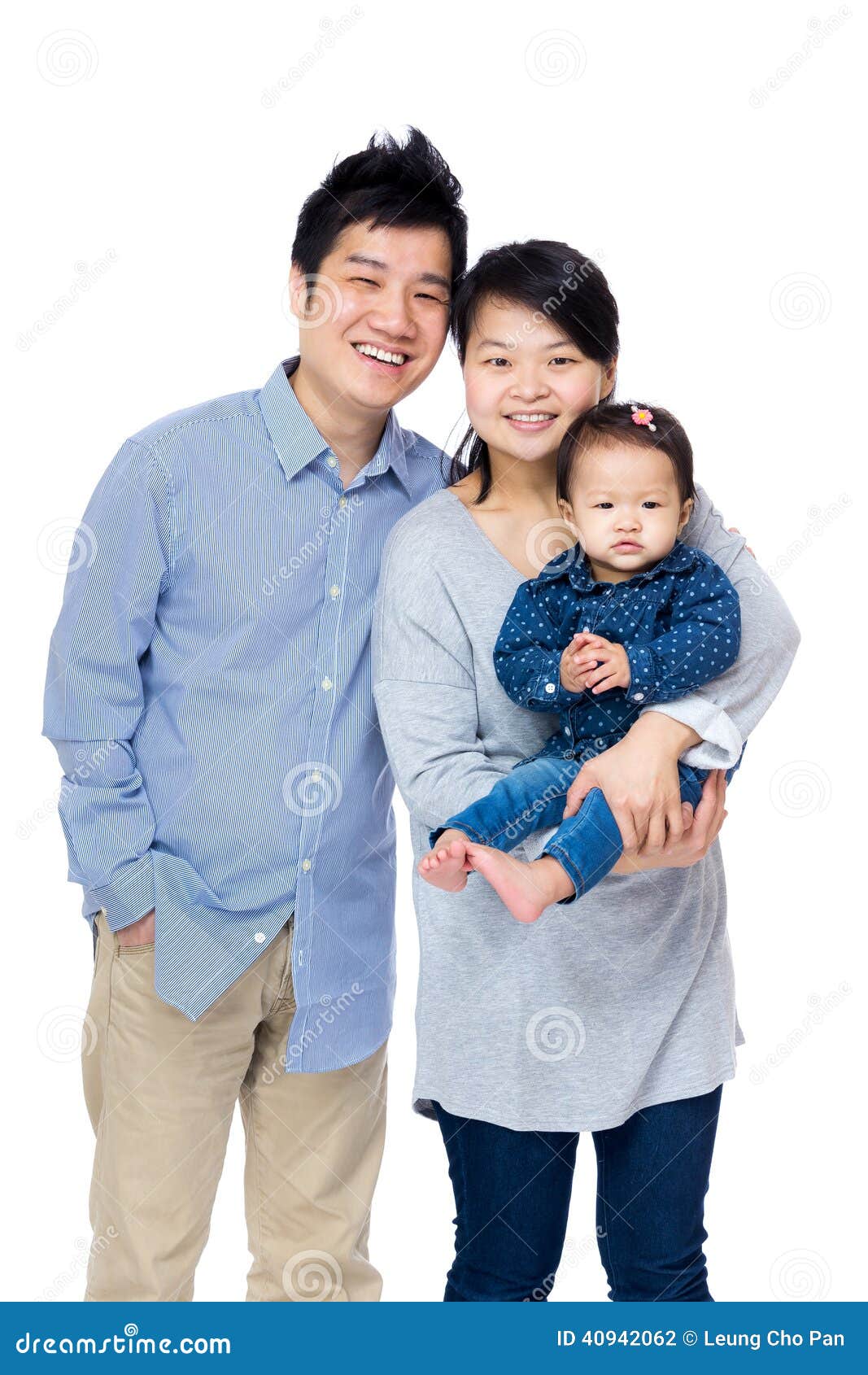 Happy asia family stock photo. Image of isolated, people - 40942062