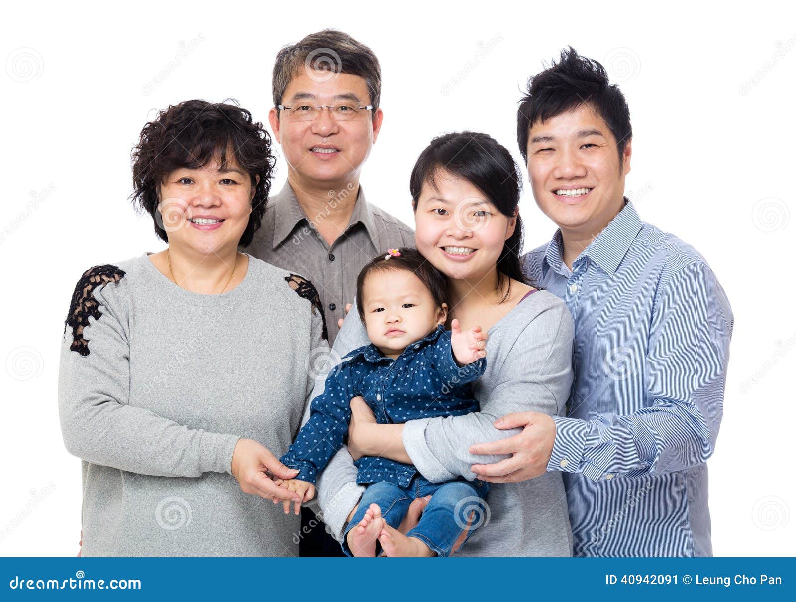 Happy asia family stock image. Image of grandmother, memeber - 40942091