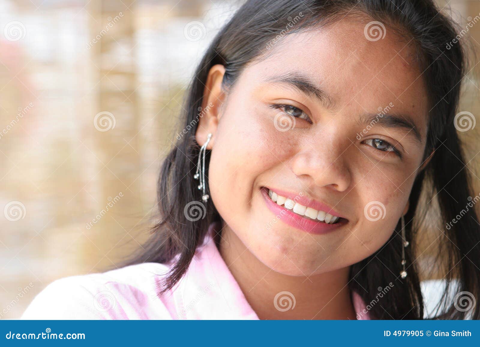 Happy Asian face stock image. Image of gorgeous, portrait - 4979905