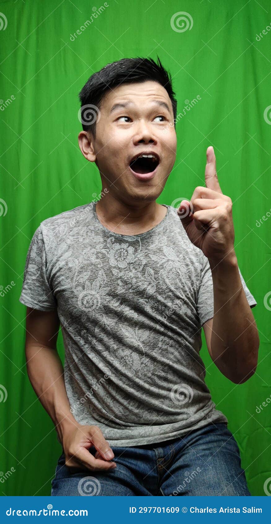 A Happy Asian Facial Expression Stock Image - Image of communication ...