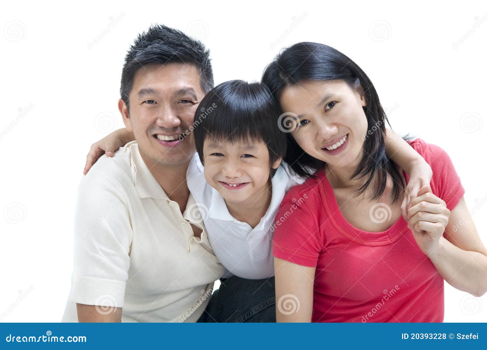 Happy Asian family stock photo. Image of child, husband - 20393228