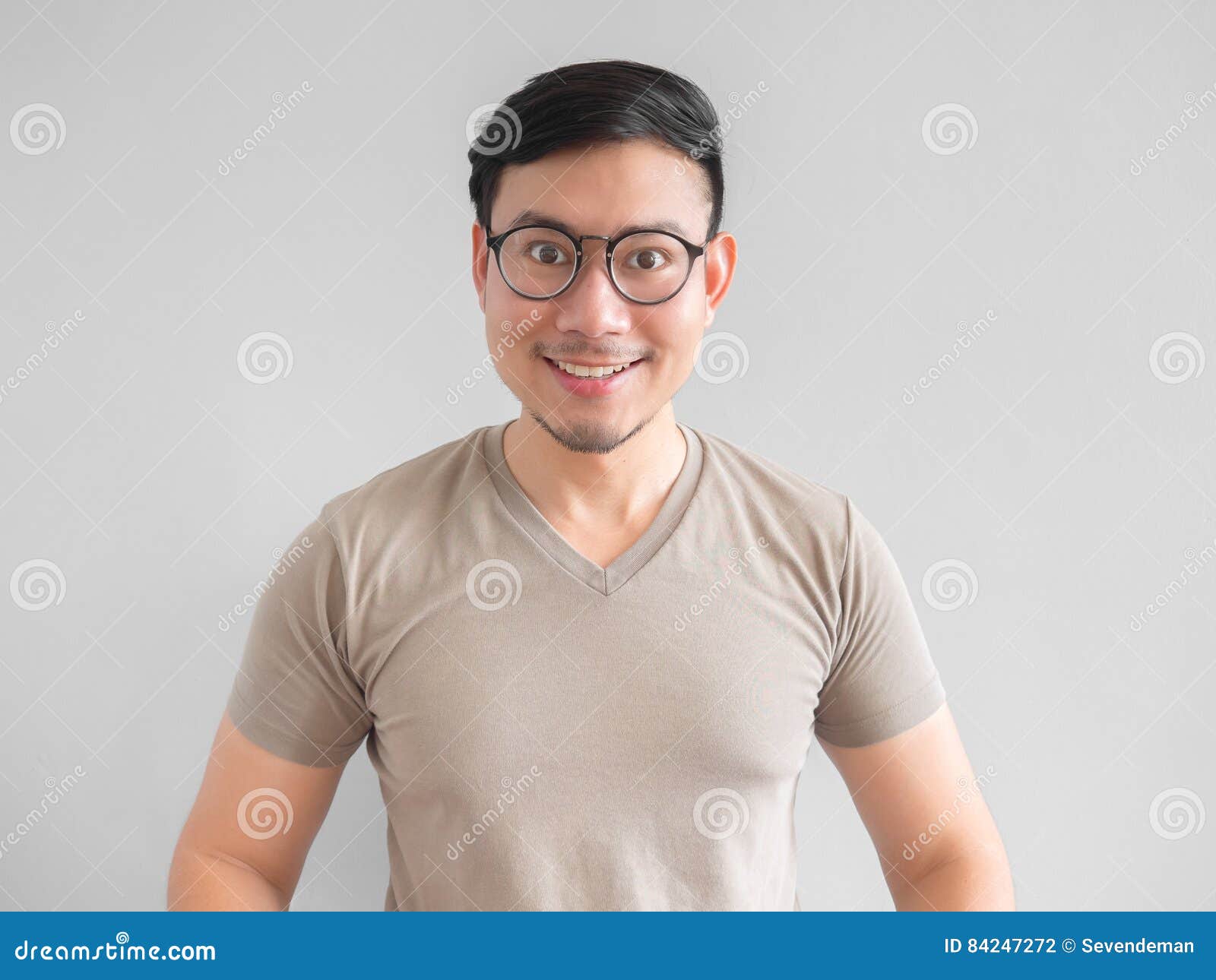 Happy Asian man. stock photo. Image of japanese, leisure - 84247272